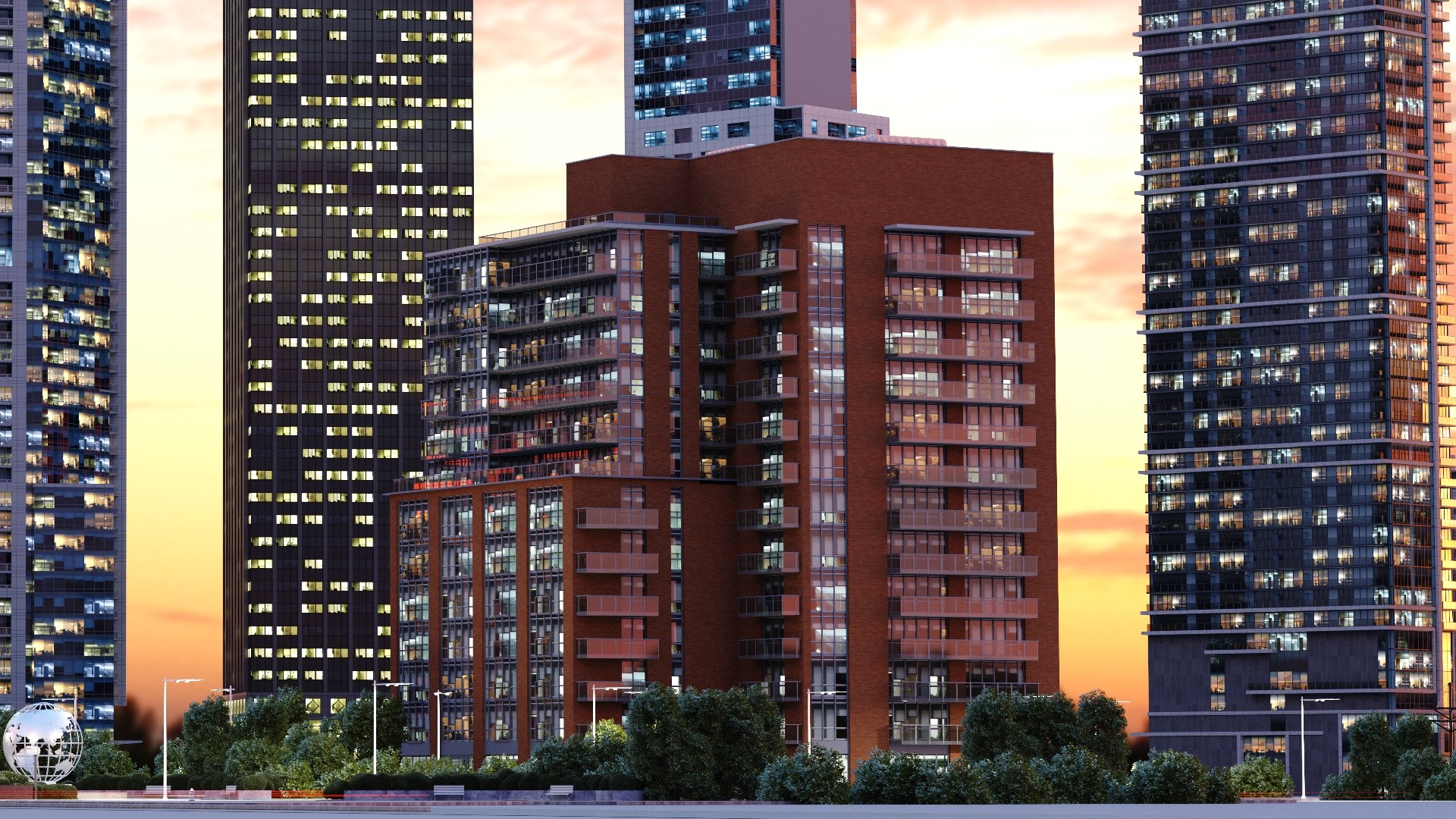 3D 126 Simcoe St V16 Model - TurboSquid 1966883