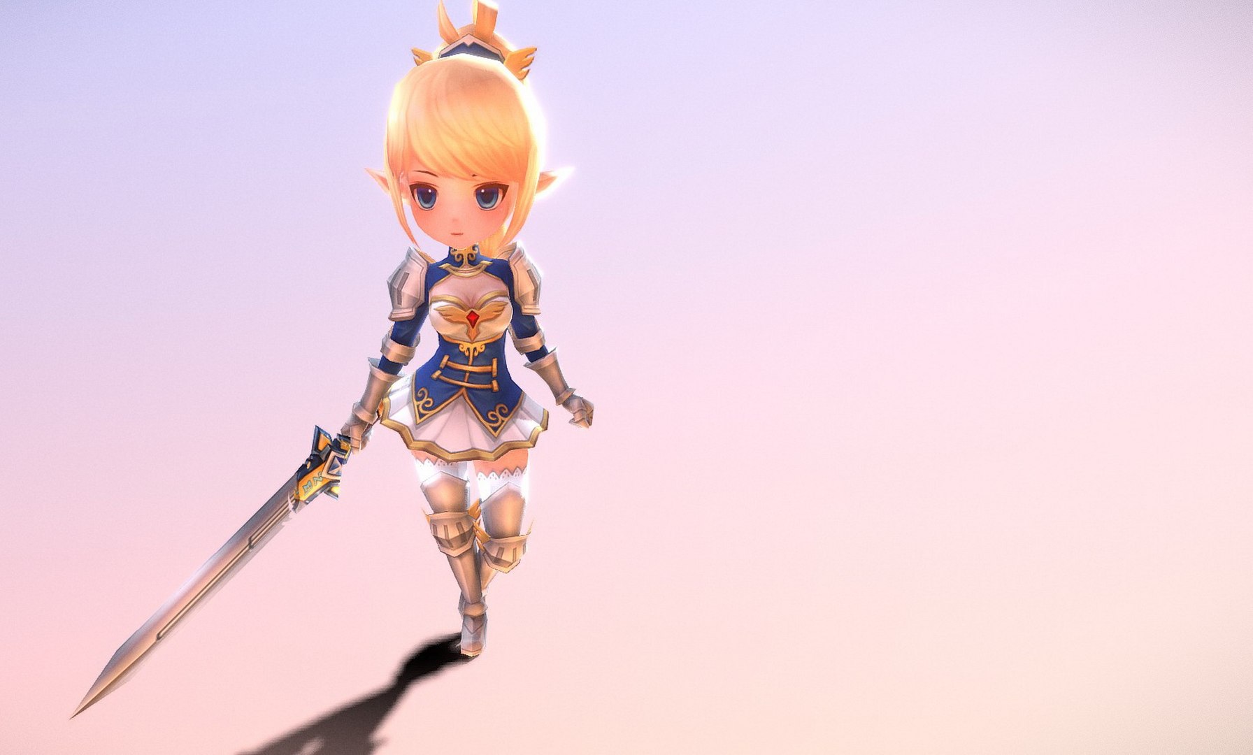 3D Casual RPG Character - 16 Marry Model - TurboSquid 2007794