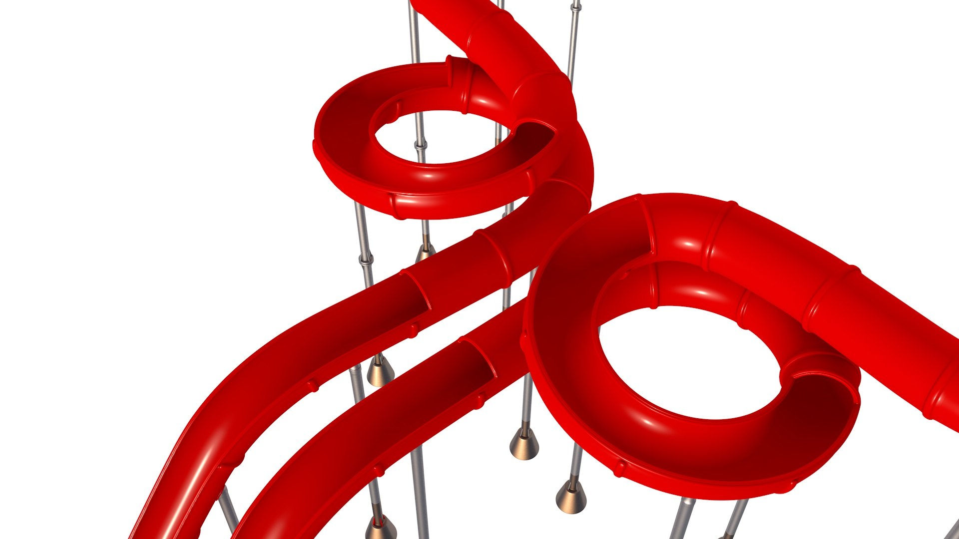 3D Water Slides Model - TurboSquid 1774456