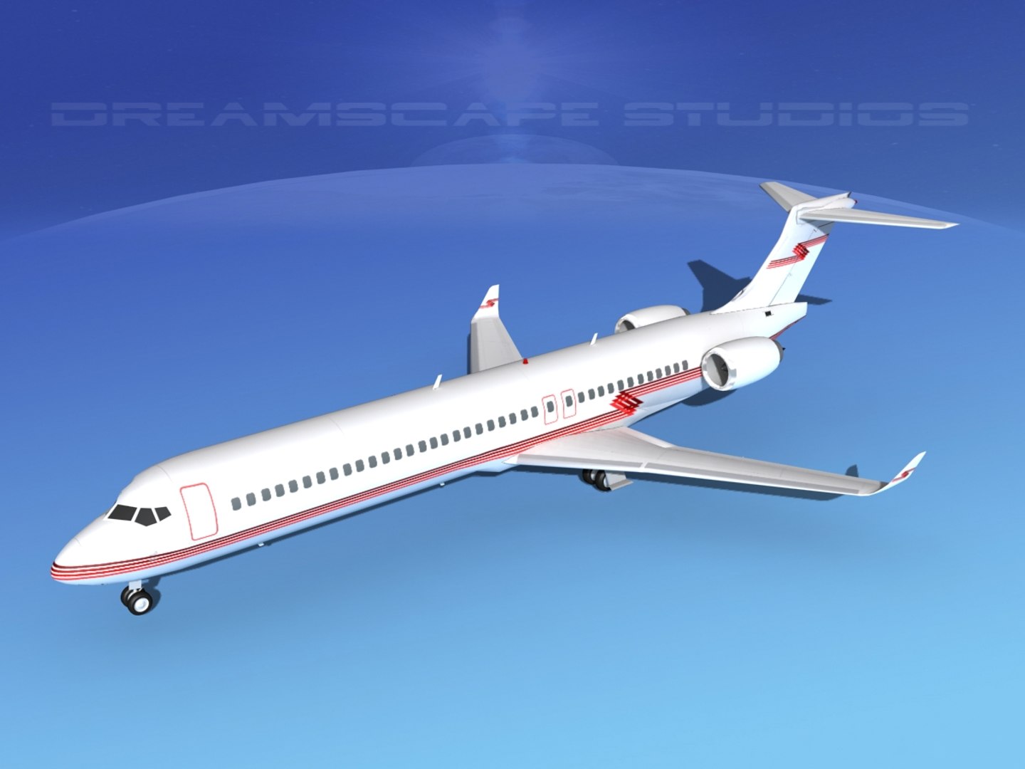 3d comac xiangfeng twin model