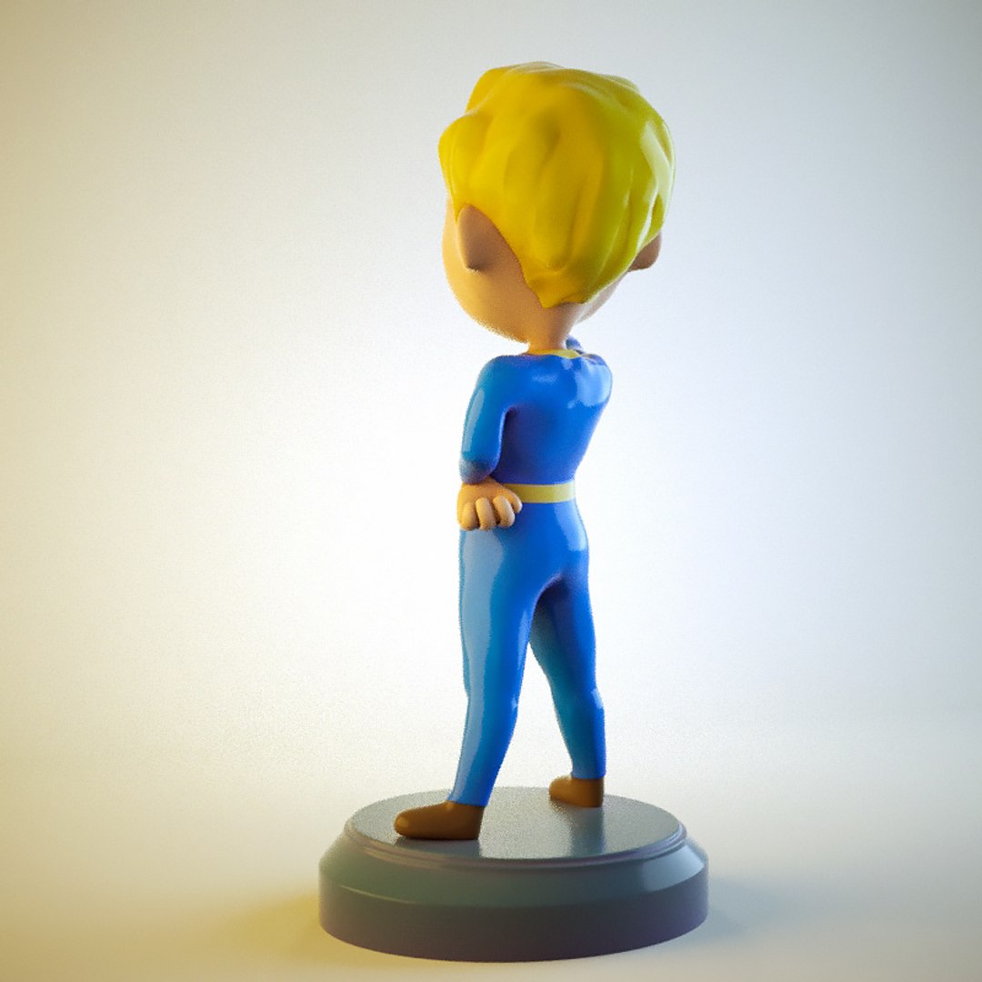 3d Vault Boy Octane Model