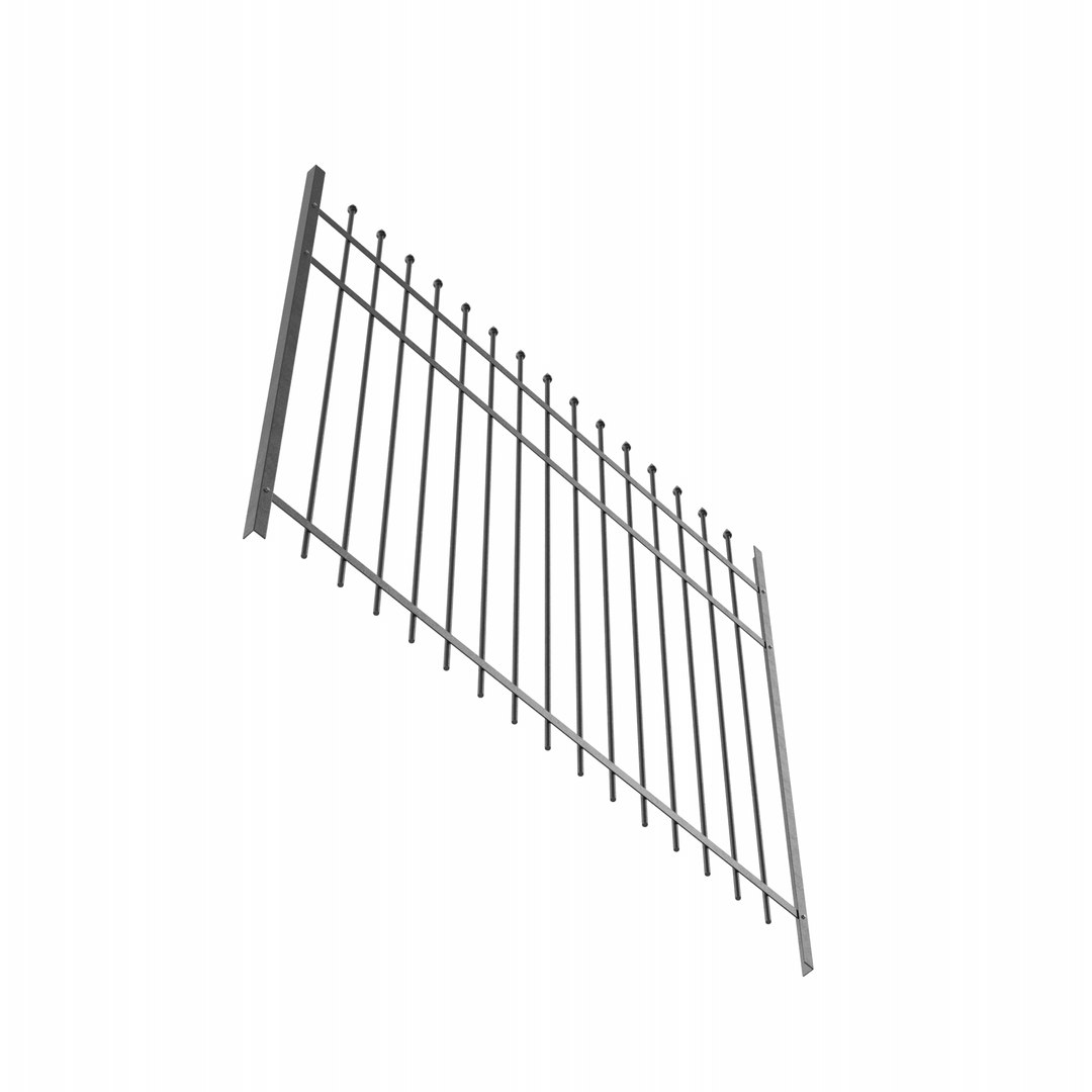 Metal Gate 3D Model - TurboSquid 2193477