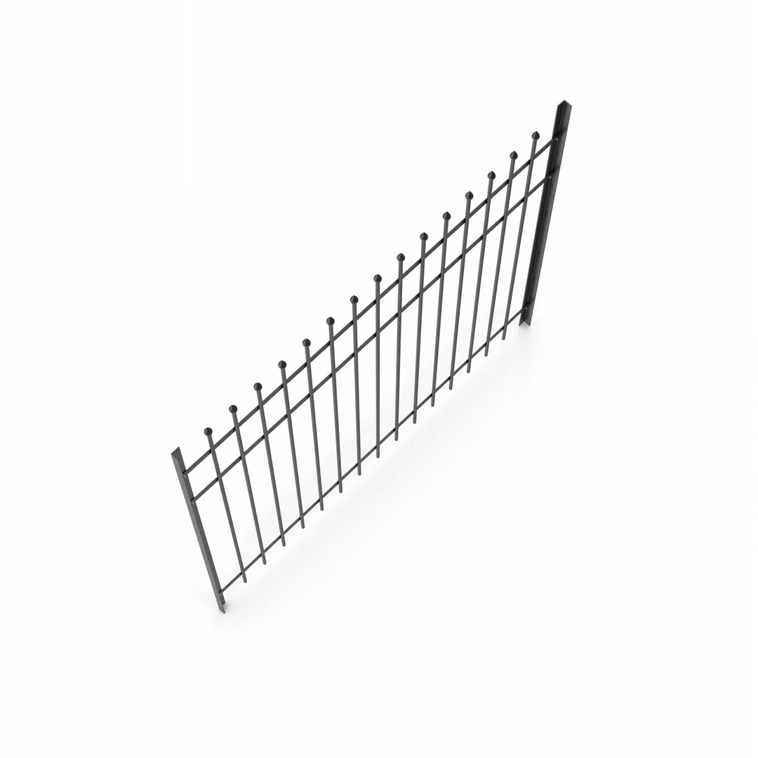 Metal Gate 3D Model - TurboSquid 2193477