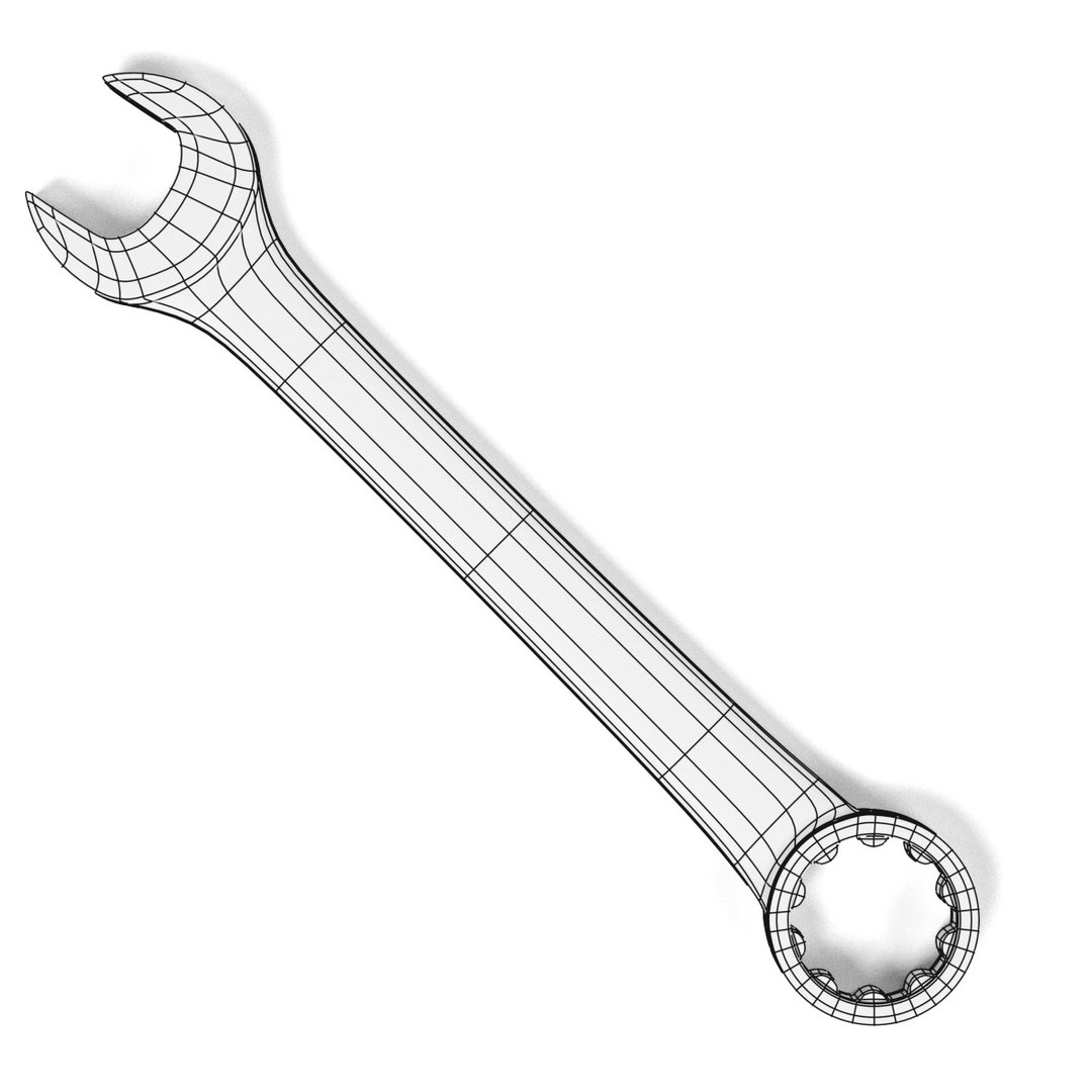 wrench 3d model