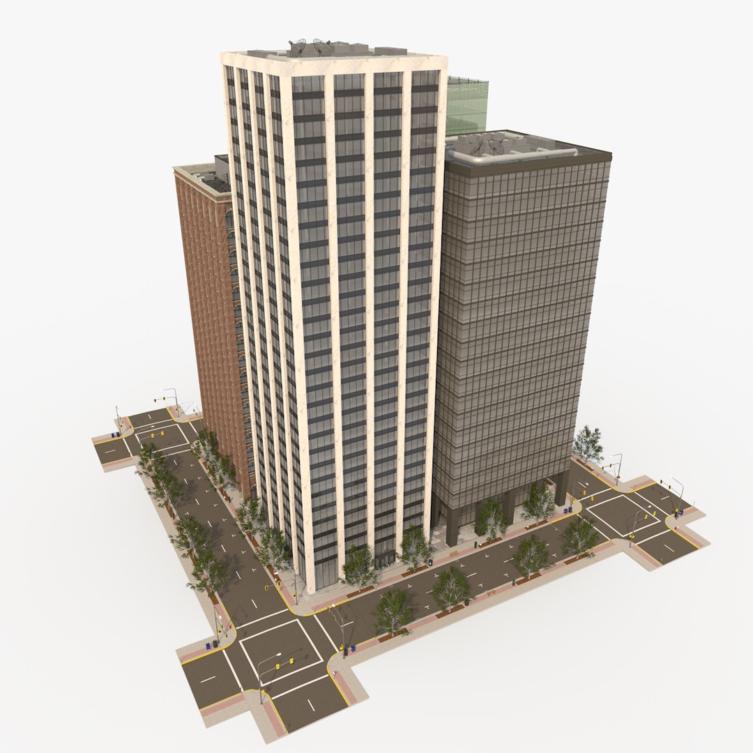3d City Block