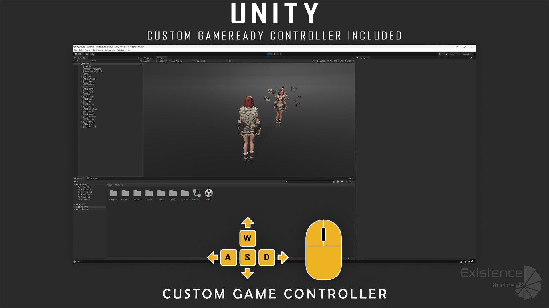 3D Model Valkyrie - Mythic Asgard Battle Shieldmaiden - Fantasy RPG ...