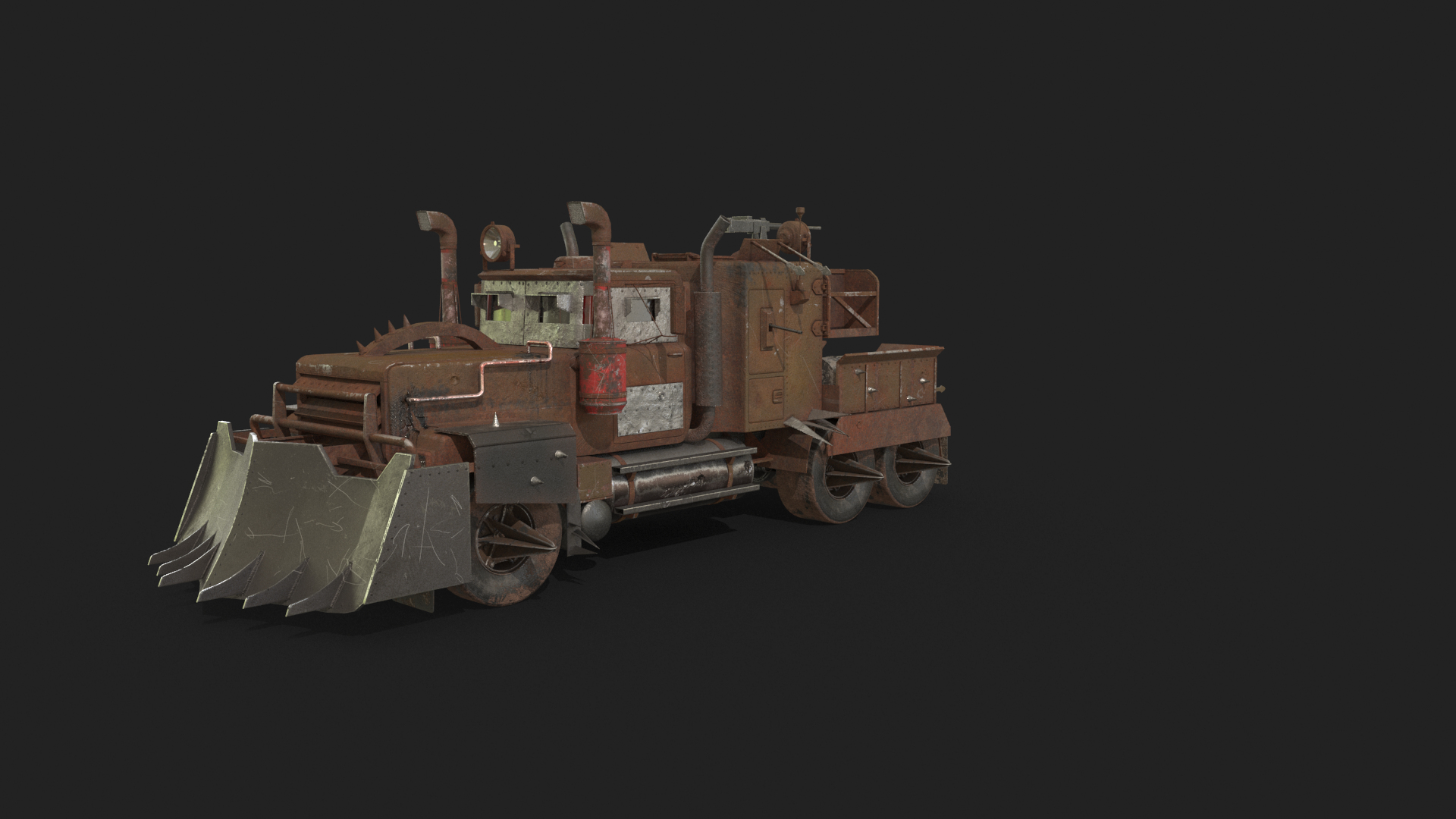 Post Apocalypse Truck Collection 3D Model - TurboSquid 2329407