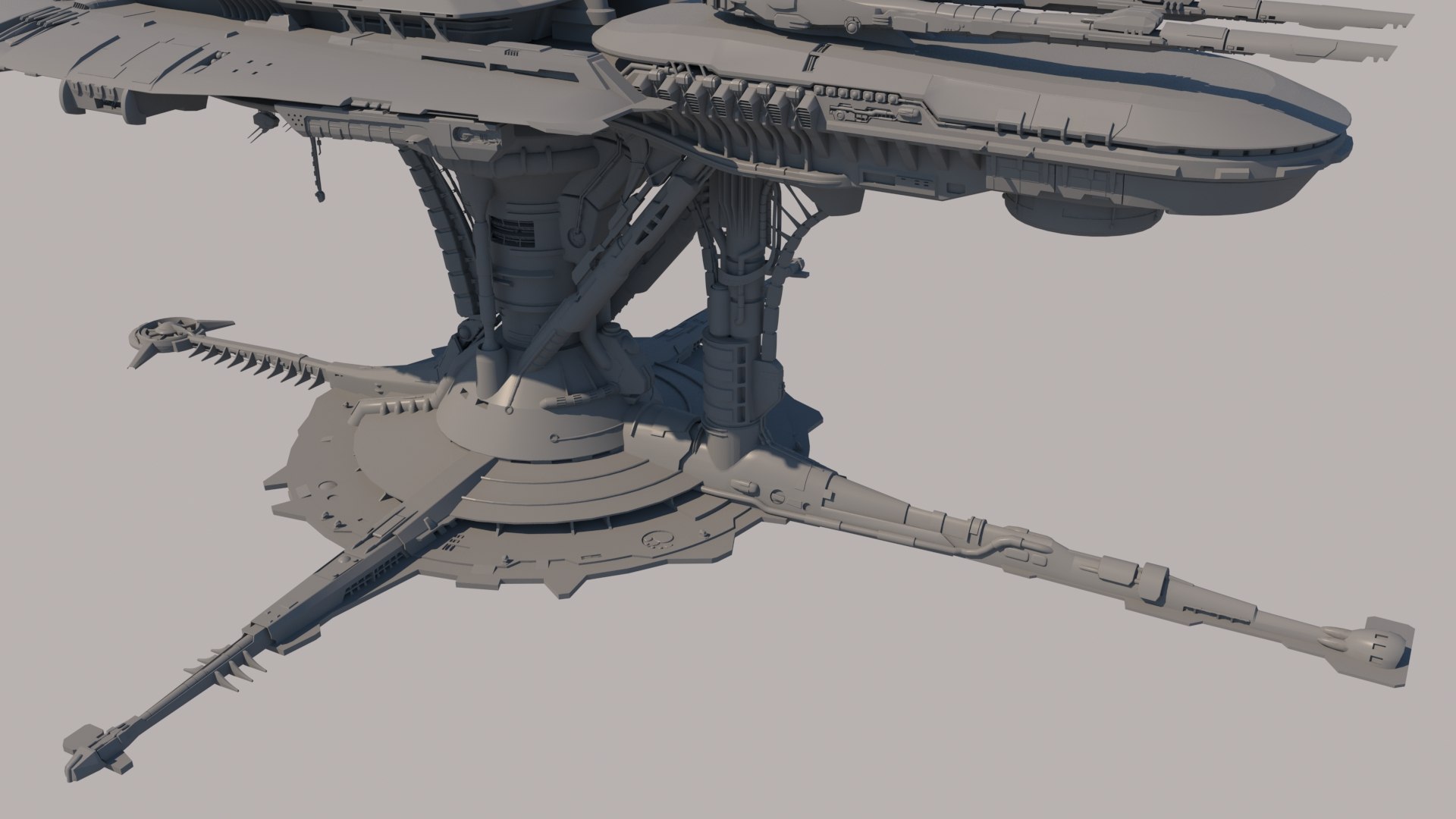 Futuristic Structure 3D - TurboSquid 1591347