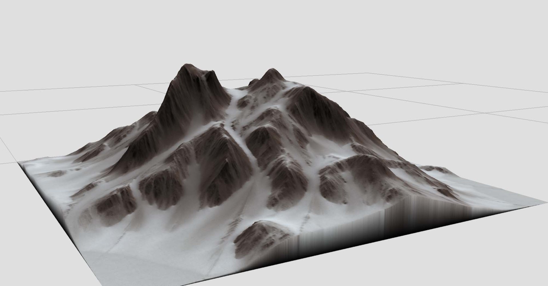 3D Model Snow Mountain - TurboSquid 1245968