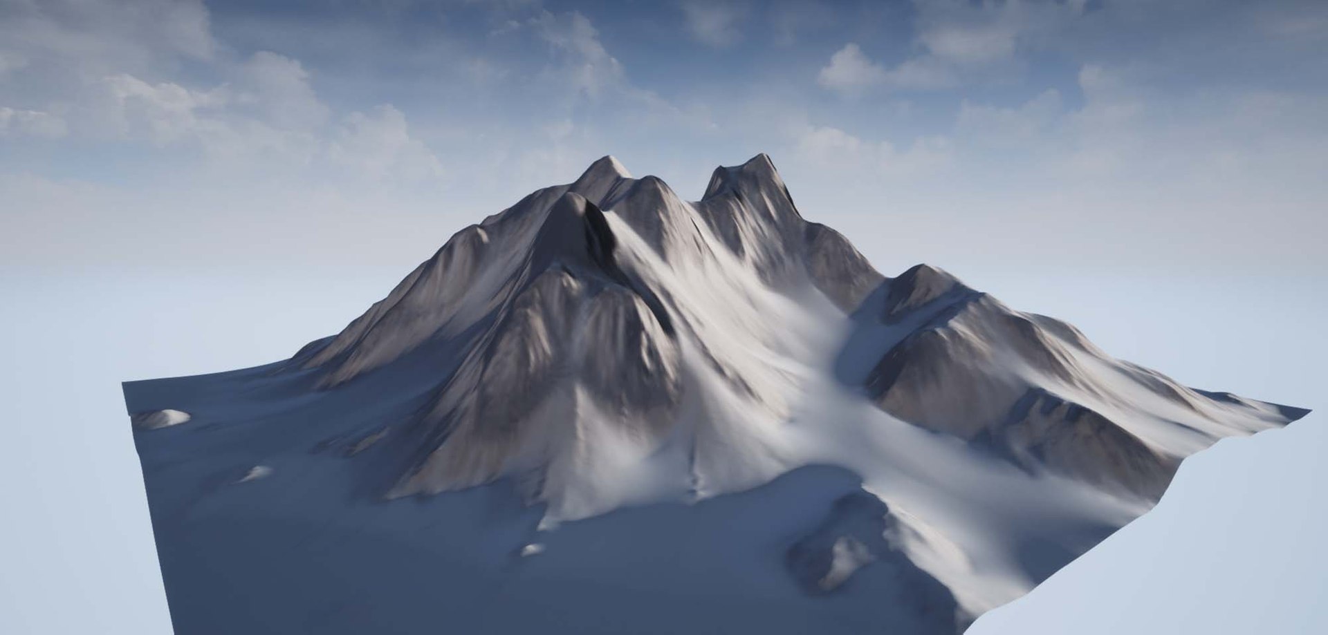 3D Model Snow Mountain - TurboSquid 1245968