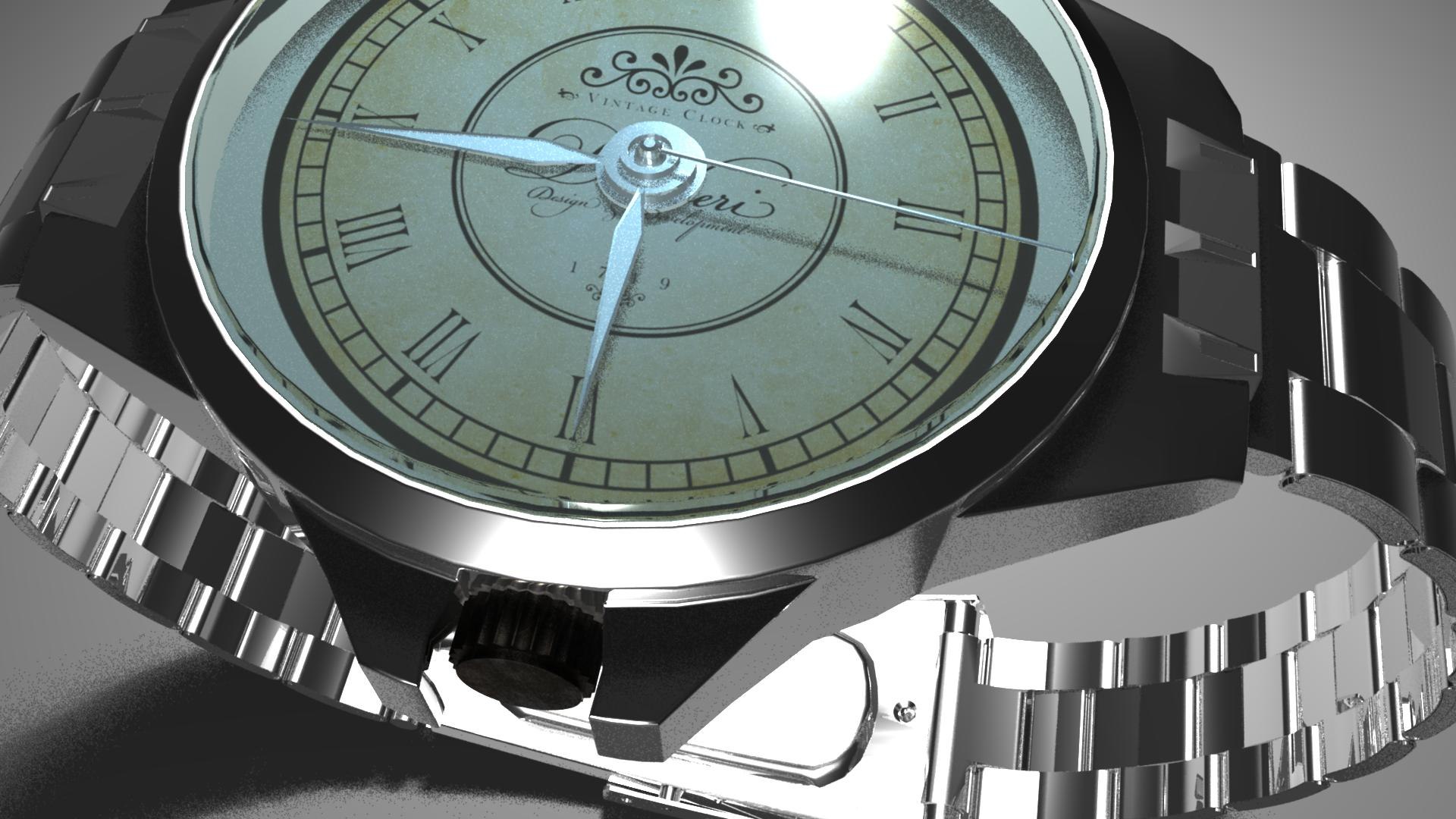 Hand Watch 3d Model