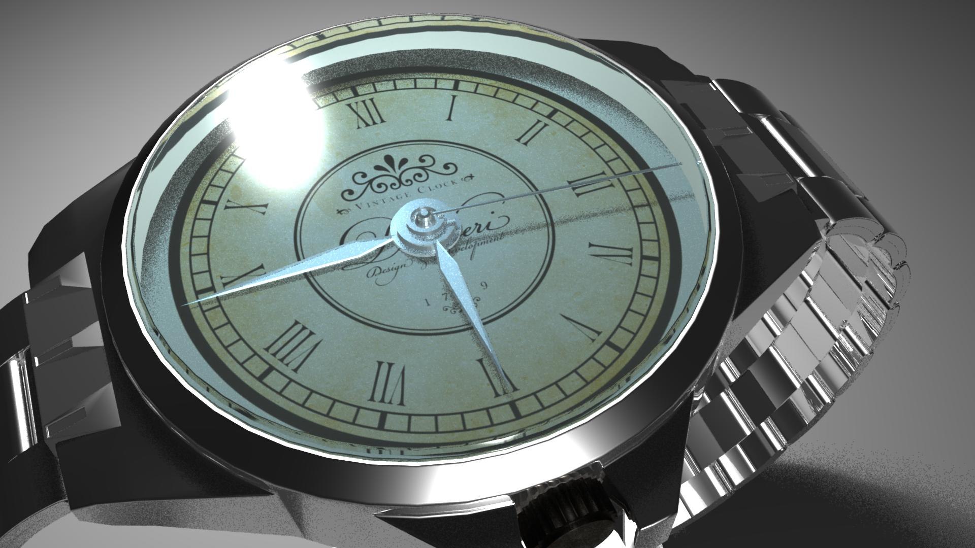 Hand Watch 3d Model