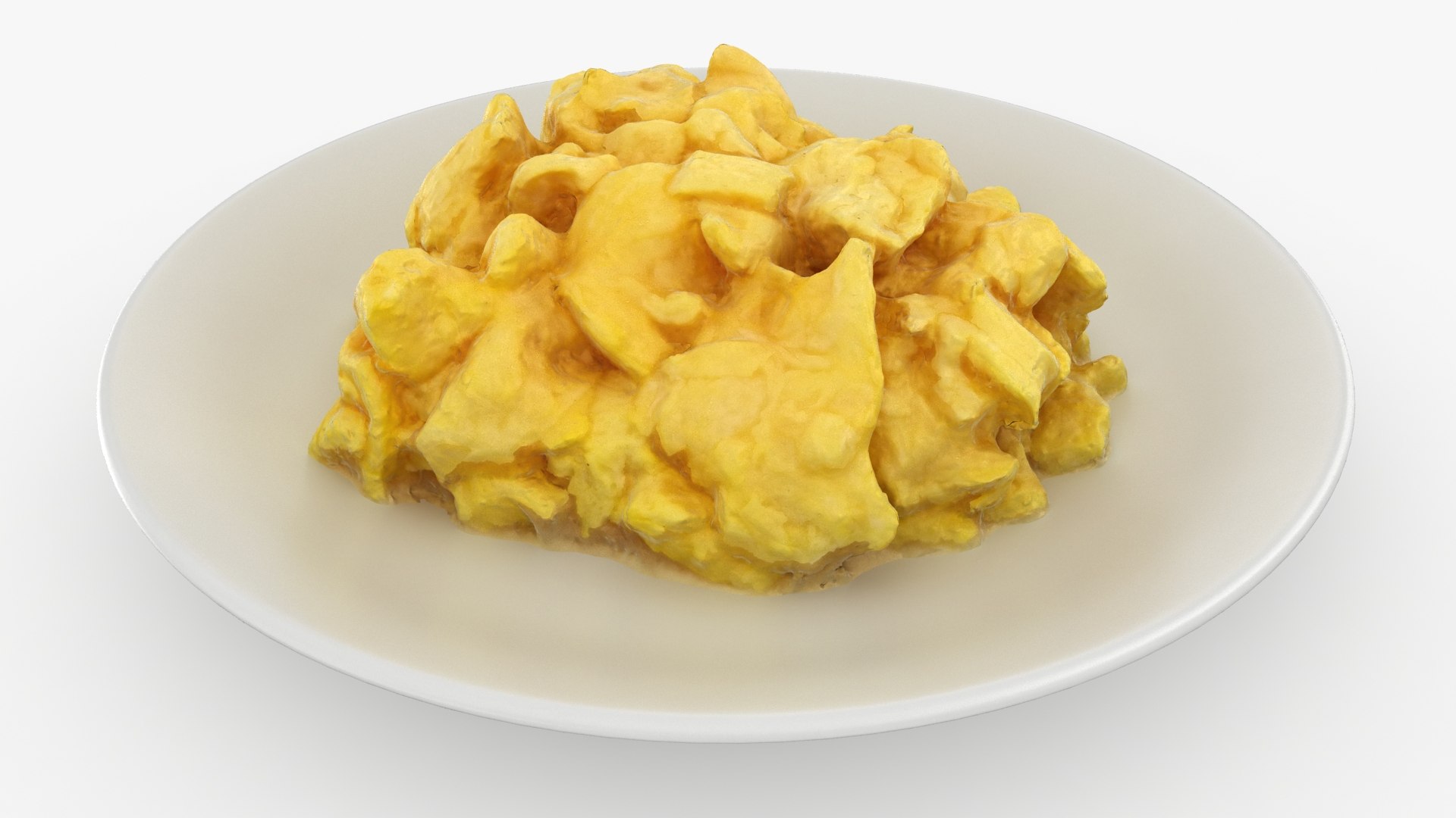 3D scrambled eggs model - TurboSquid 1677315
