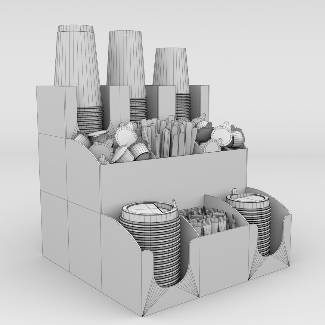 3D Model Blender Bar Holder Organizer - TurboSquid 1299375