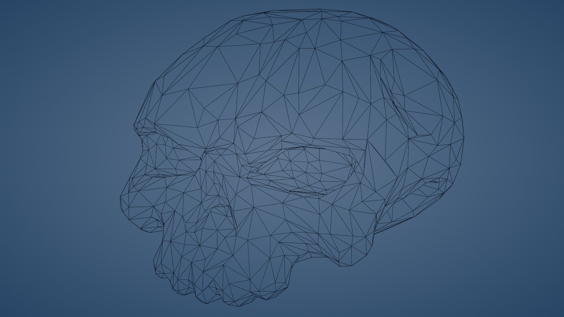 Low Poly Stylised Skull 3D - TurboSquid 2383390