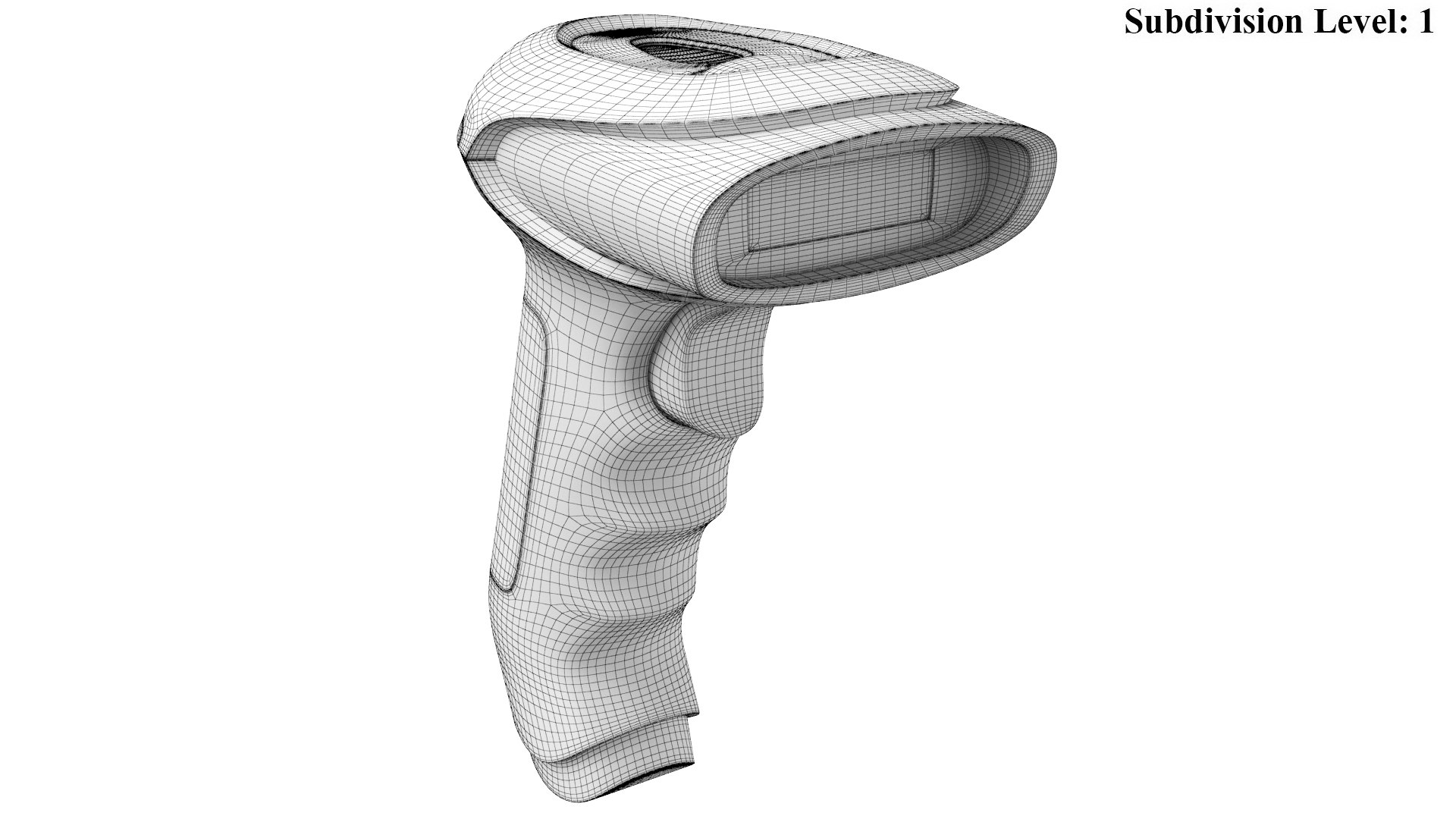 Barcode Scanner With Holder 3D Model - TurboSquid 1929731