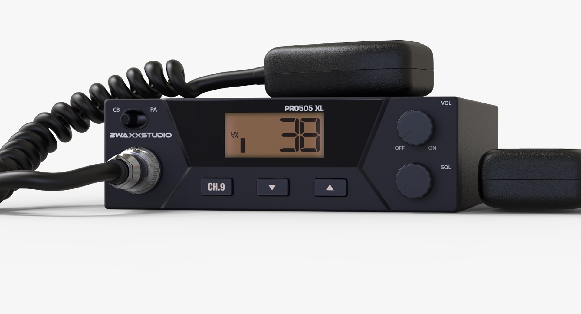 3D Channel Cb Radio - TurboSquid 1418852