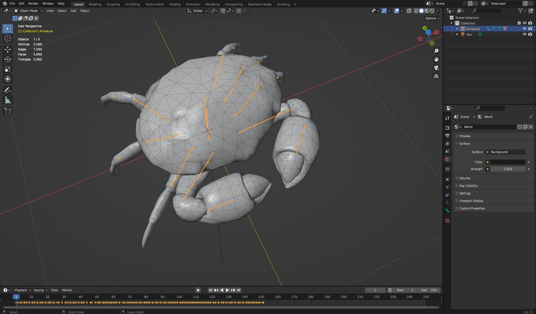 3D Crab Monster-V1b - TurboSquid 2517424