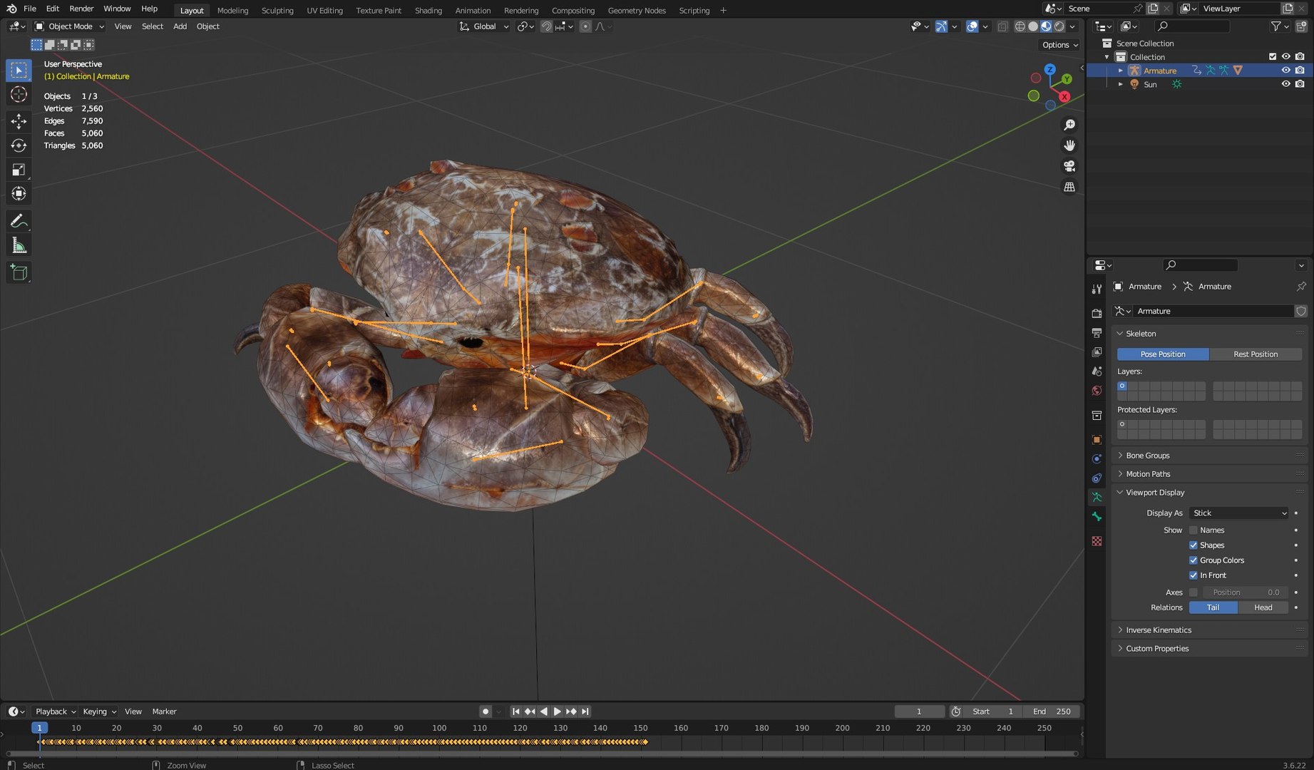 3D Crab Monster-V1b - TurboSquid 2517424