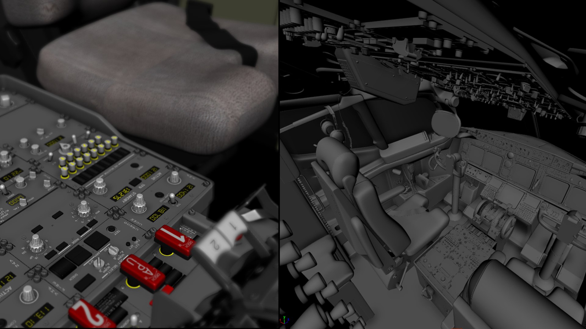 Aircraft Cockpit HQ 3D Model - TurboSquid 2071321