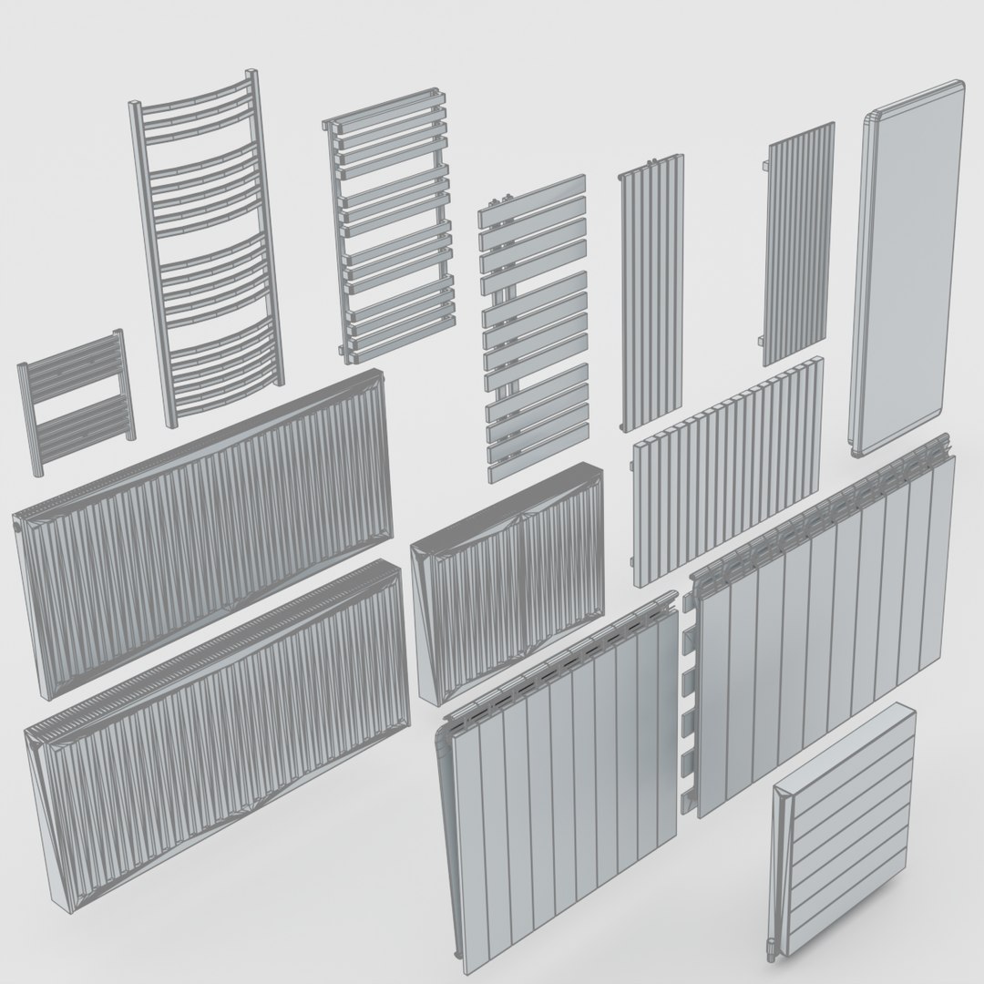 Heaters model - TurboSquid 1522466