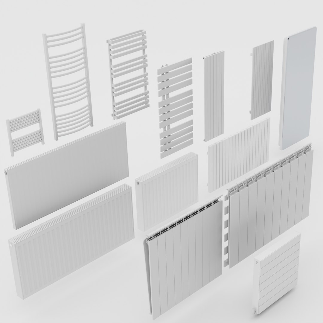 Heaters model - TurboSquid 1522466