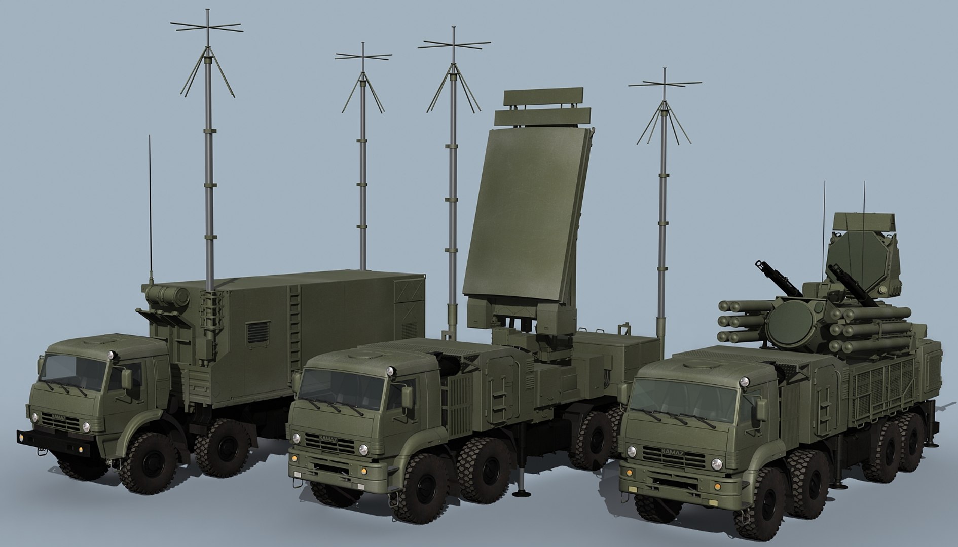 3D Sa-22 Pantsir-s1 Battery Model - TurboSquid 1479650