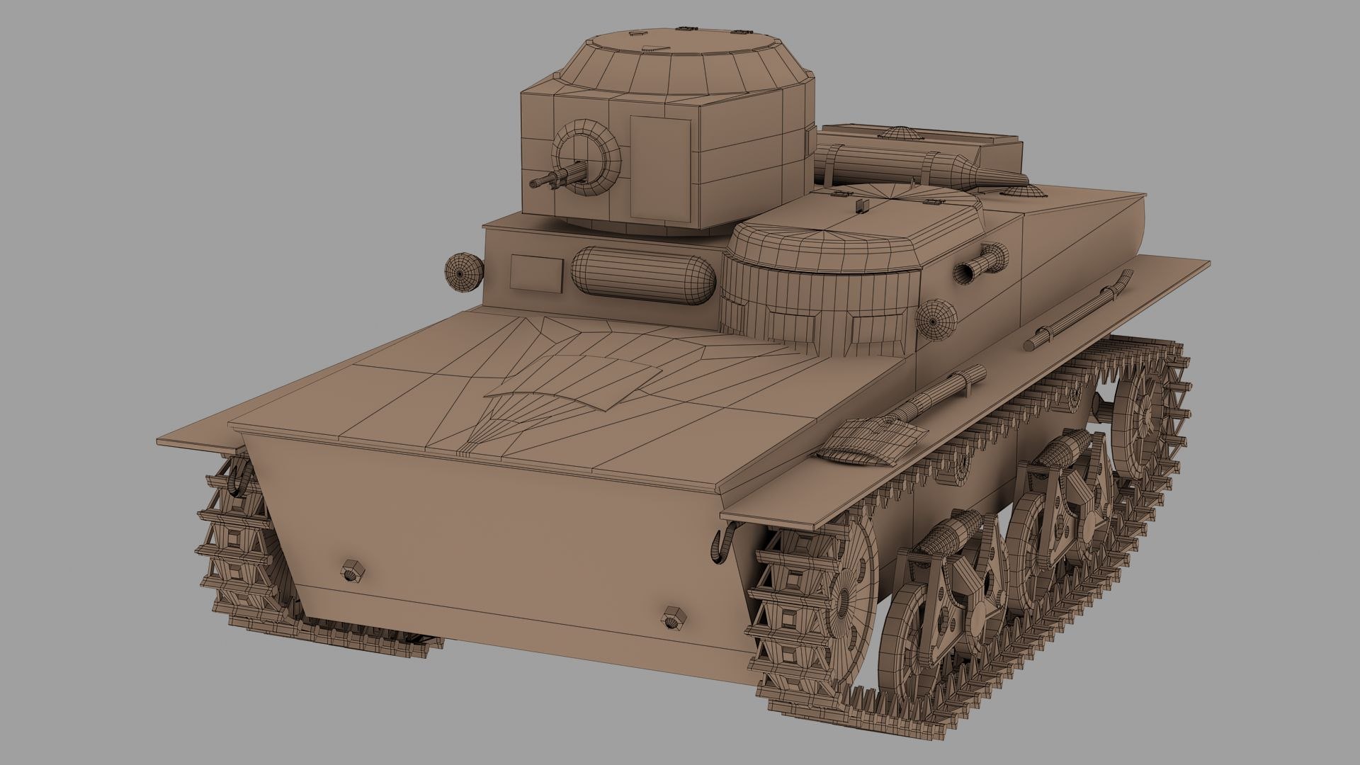 3D T37 Soviet Amphibious Tank - TurboSquid 1993588