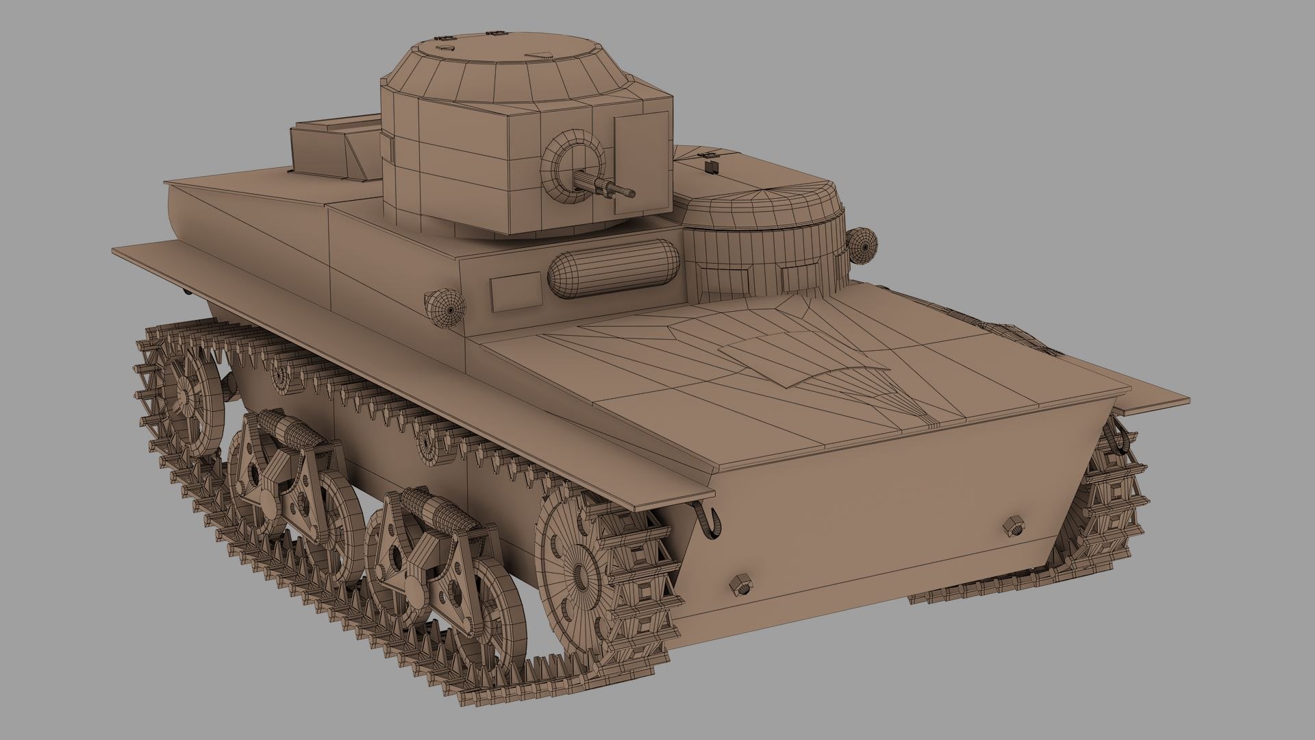 3D T37 Soviet Amphibious Tank - TurboSquid 1993588