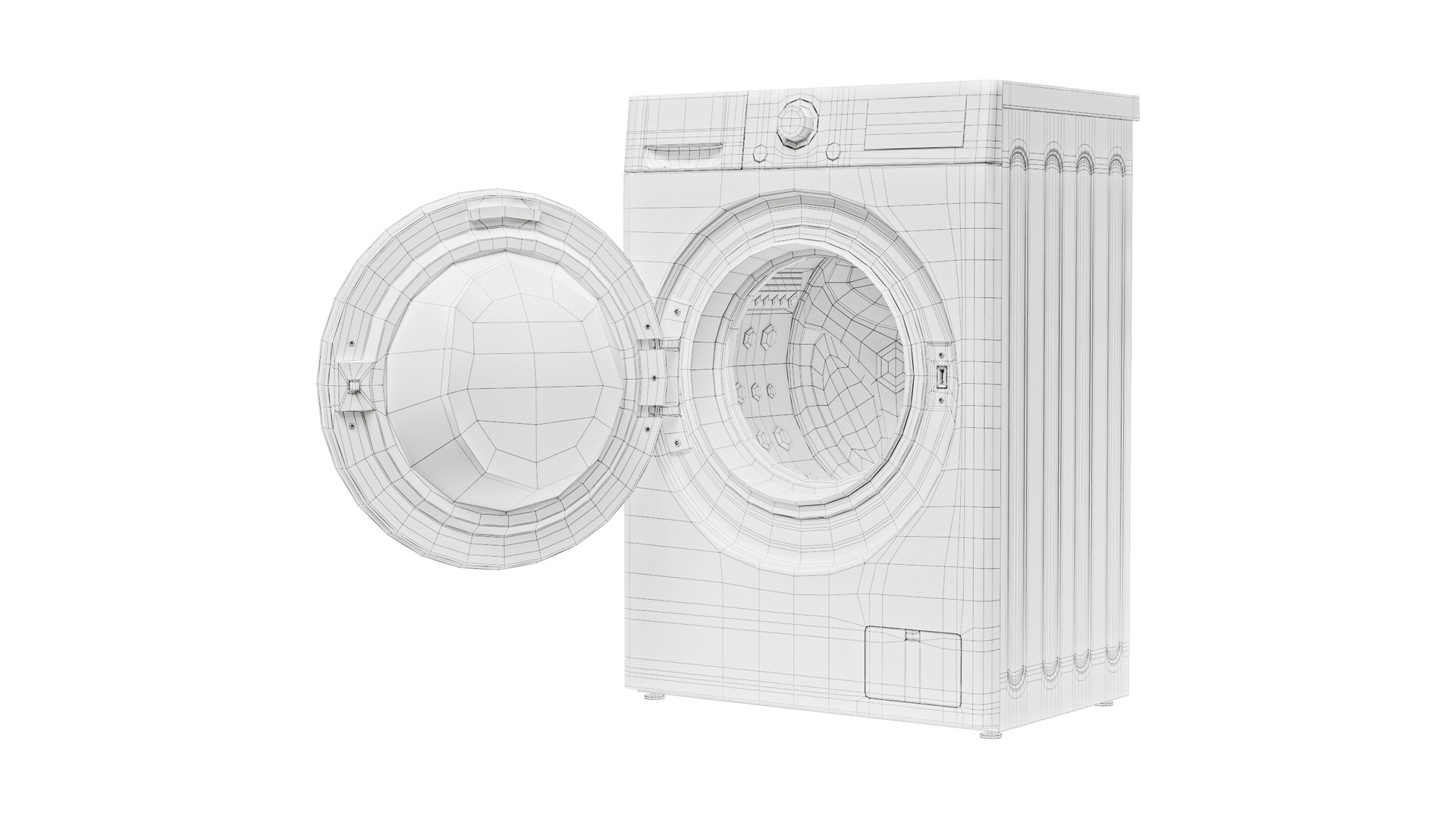 Washer 3D Model - TurboSquid 2004737