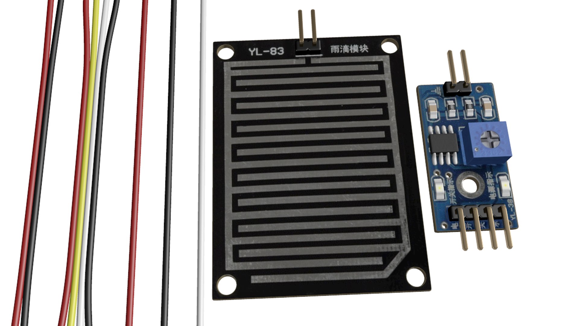 Arduino Module Water Rain 3d Obj