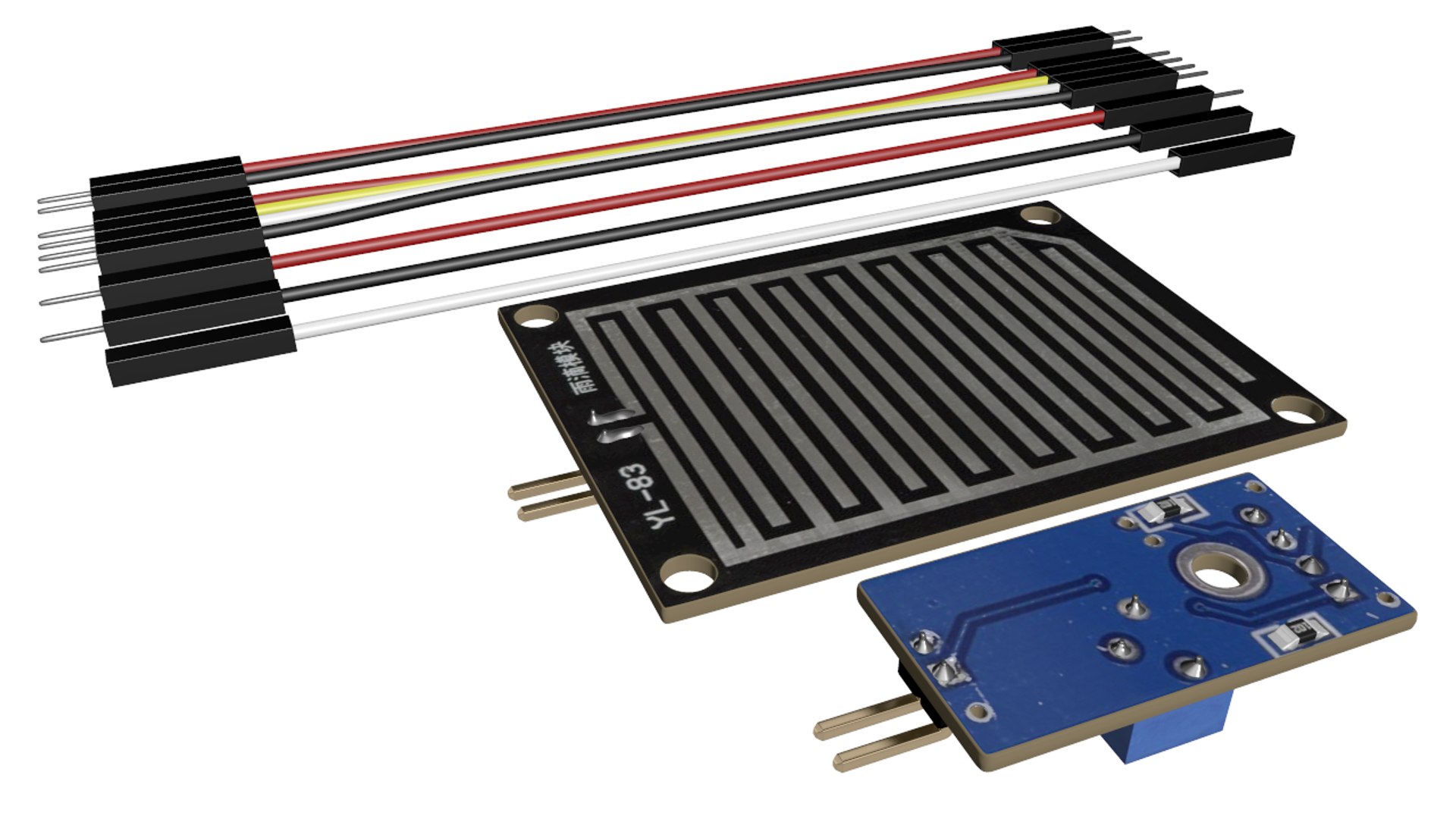 Arduino Module Water Rain 3d Obj