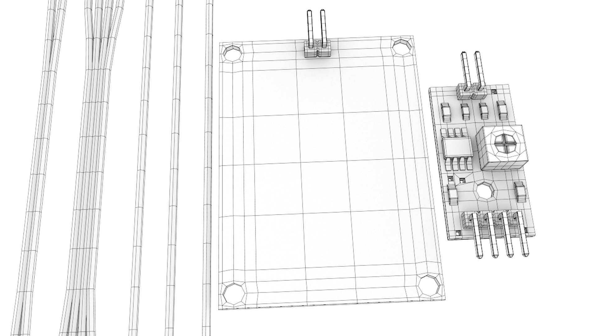 Arduino Module Water Rain 3d Obj