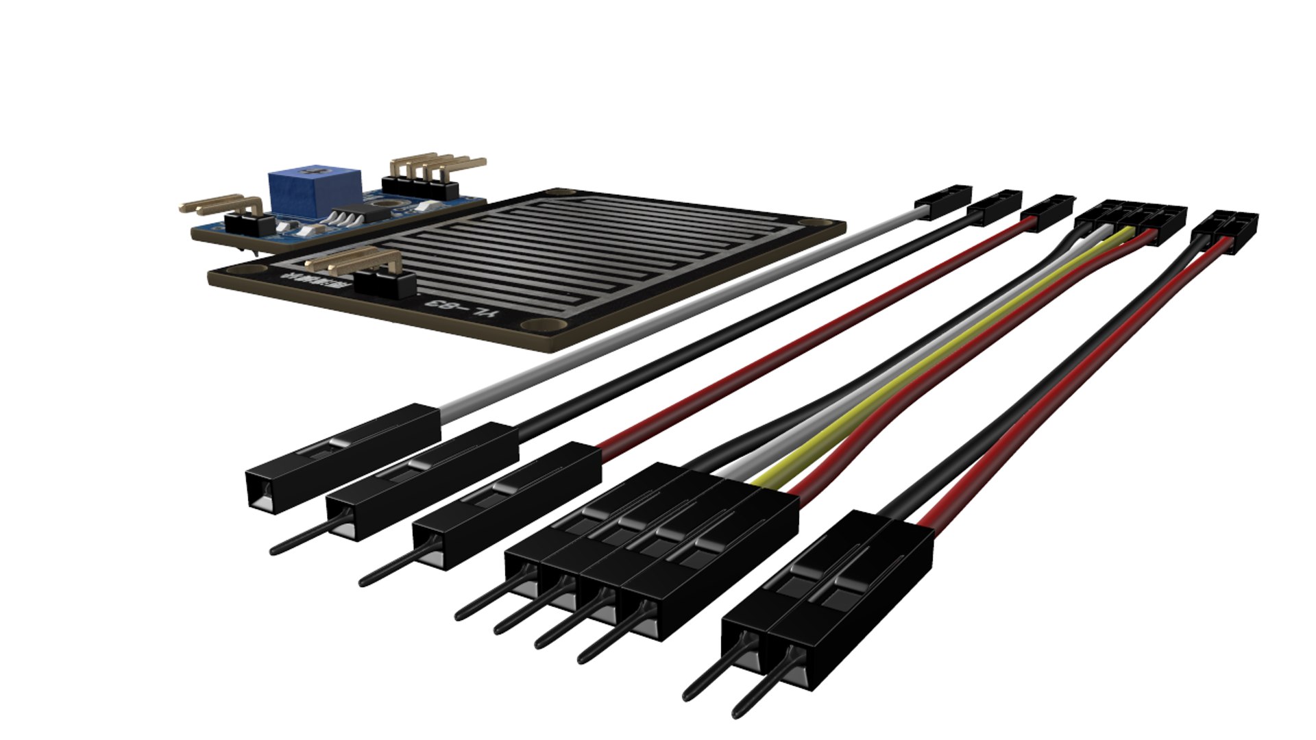 Arduino Module Water Rain 3d Obj
