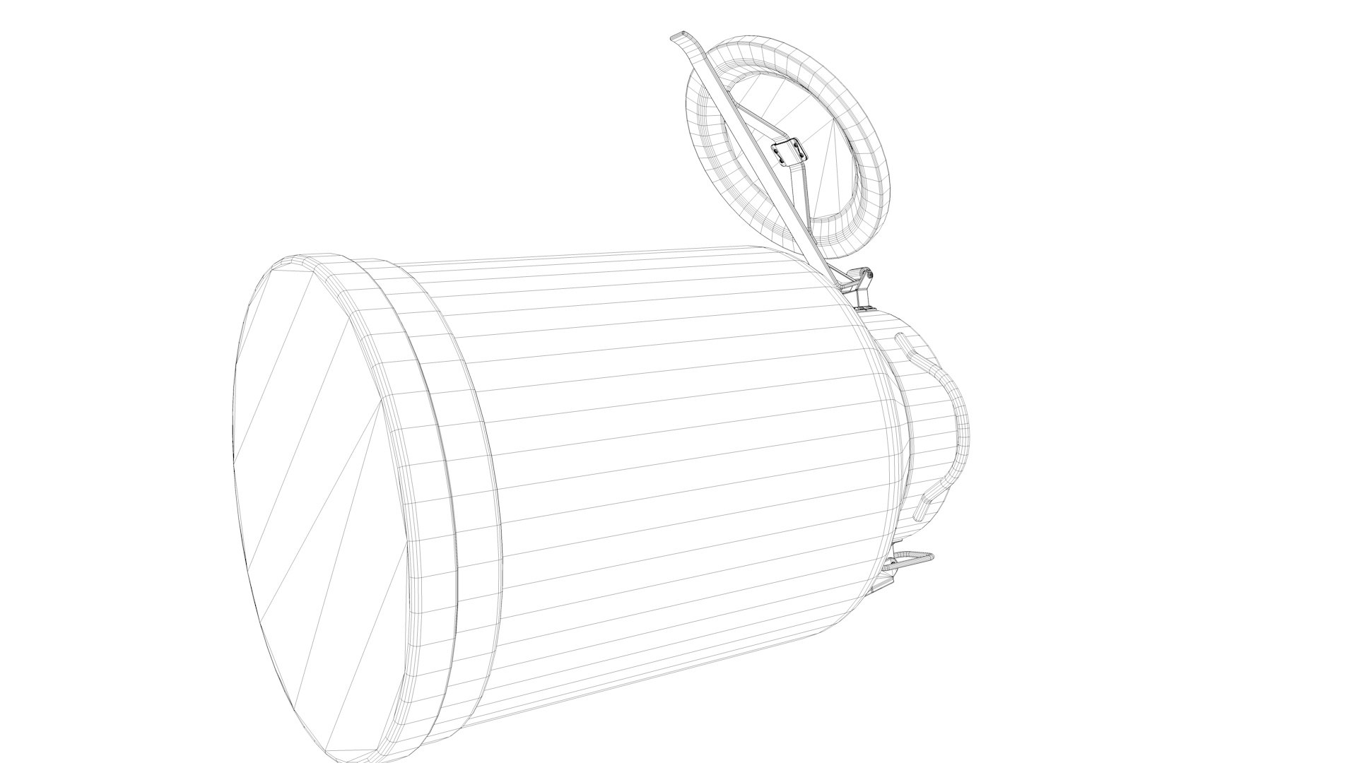 3D Model Aluminum Milk Bucket - TurboSquid 2041247