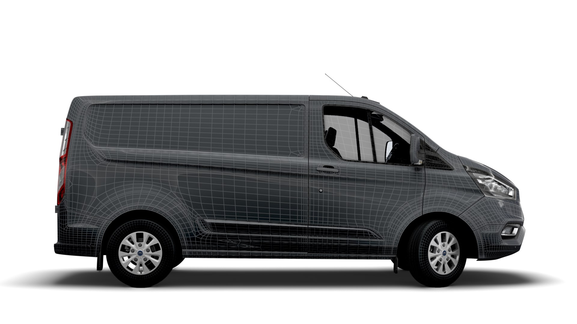 Transit Custom L1h1 Limited 3D Model - TurboSquid 1656643