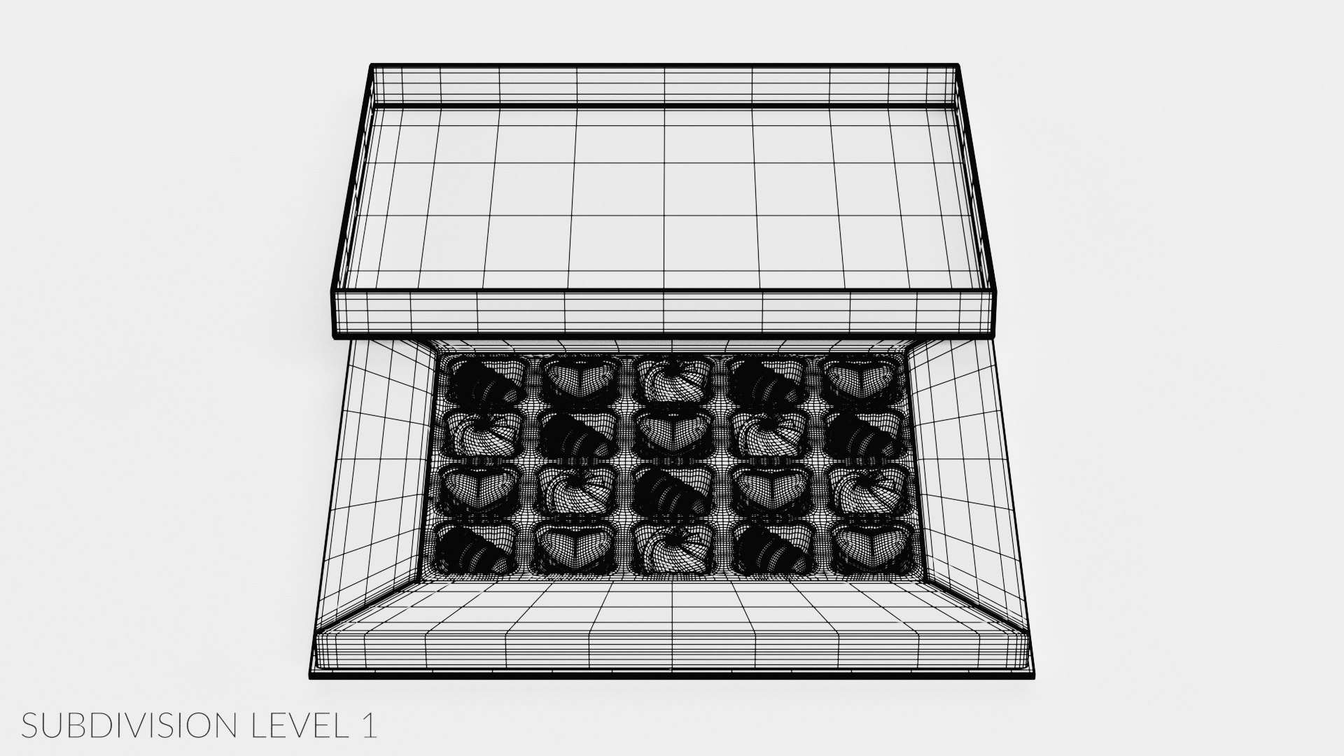 Chocolate Box 3D Model - TurboSquid 1518553