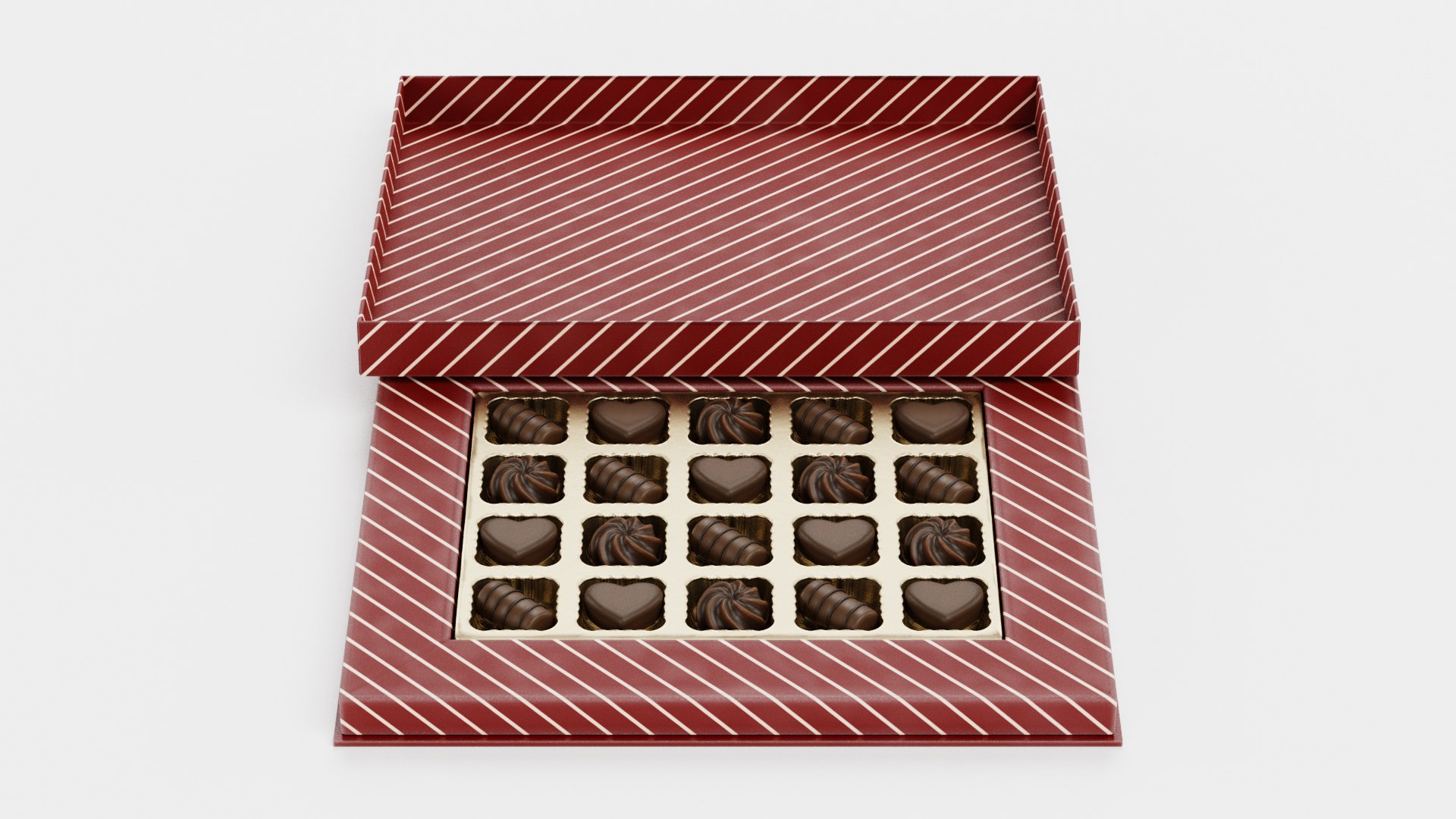 Chocolate Box 3D Model - TurboSquid 1518553