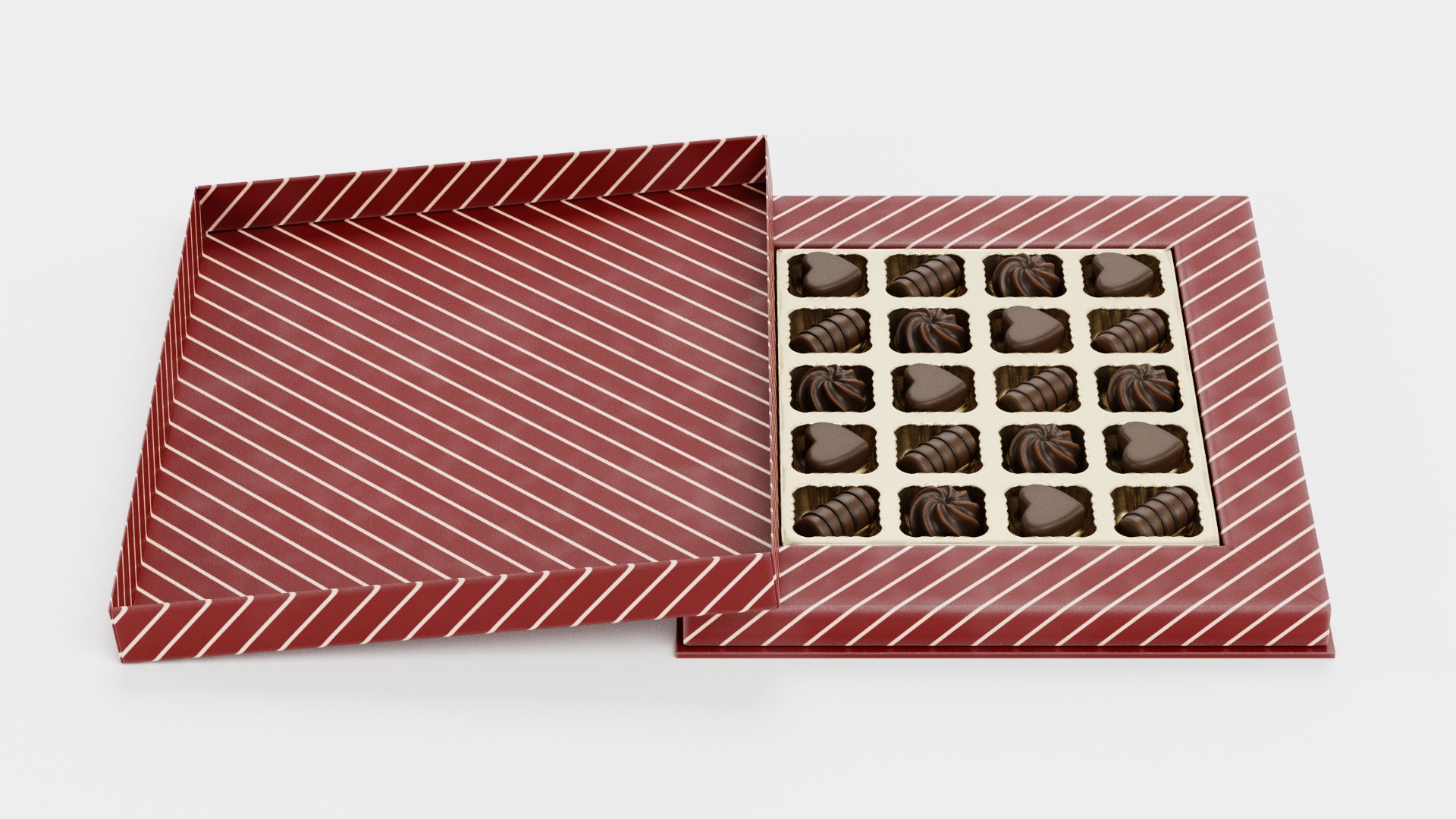 Chocolate Box 3D Model - TurboSquid 1518553