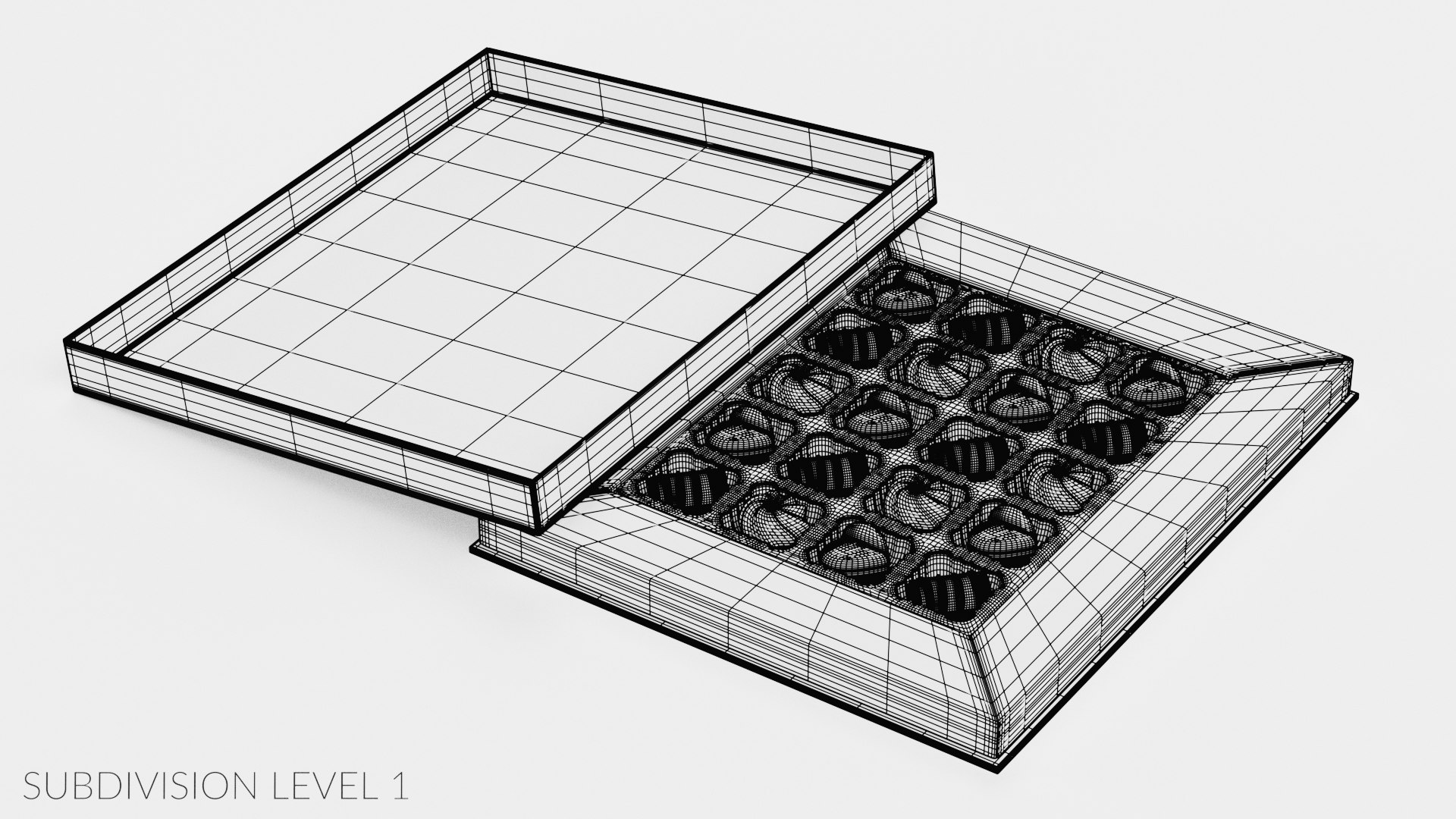 Chocolate Box 3D Model - TurboSquid 1518553