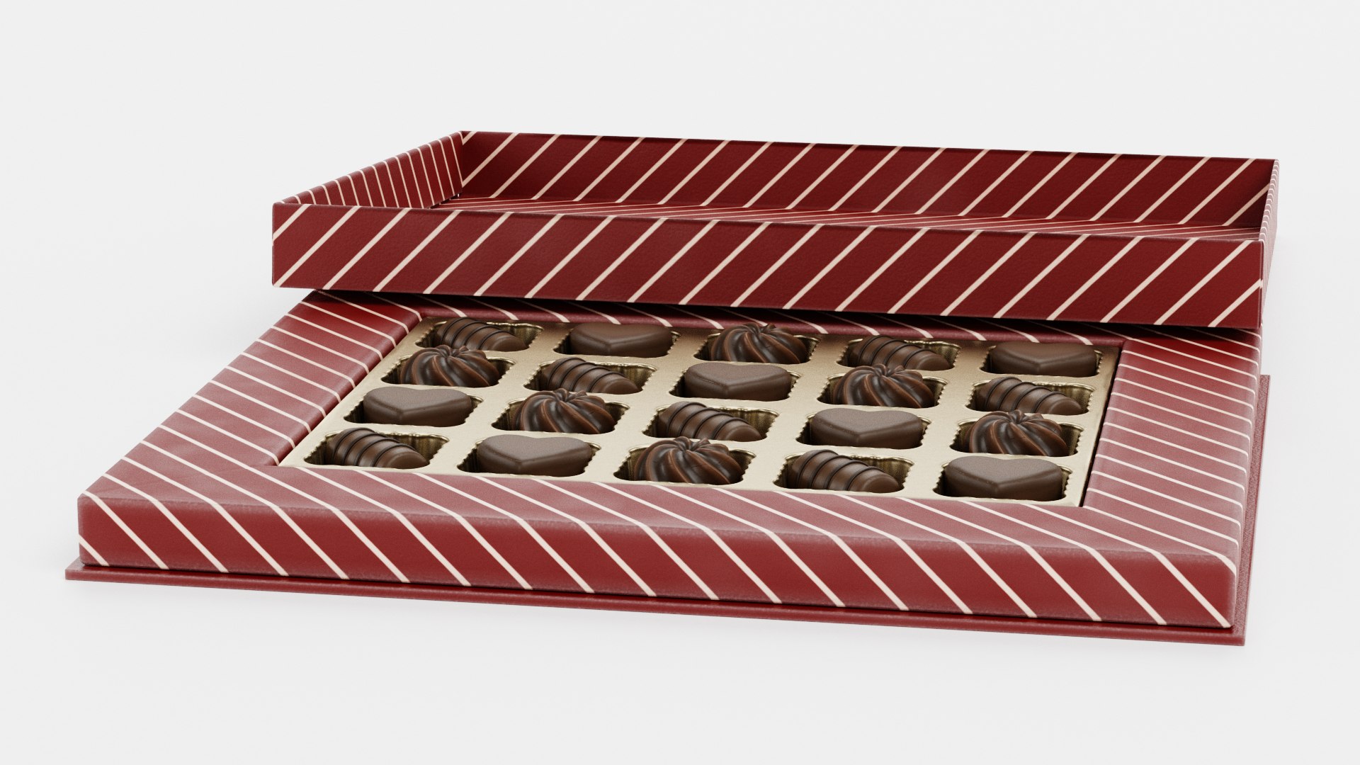 Chocolate Box 3D Model - TurboSquid 1518553