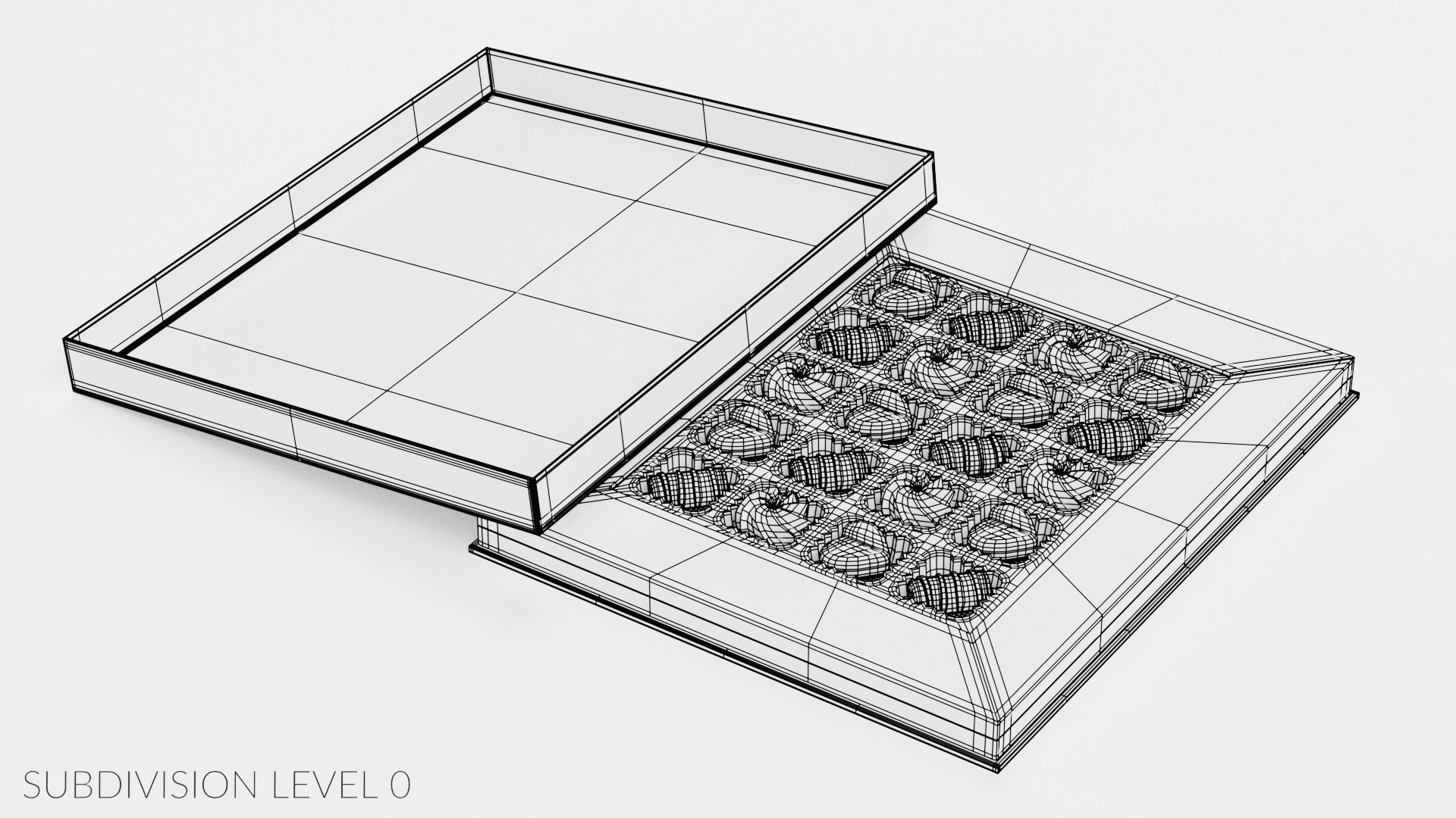 Chocolate Box 3D Model - TurboSquid 1518553
