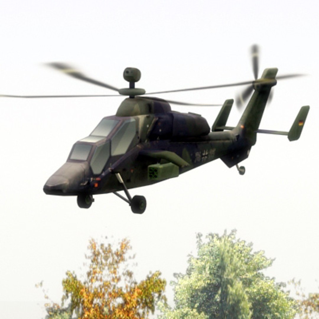 3dsmax Pah-2 Tiger Attack Helicopter