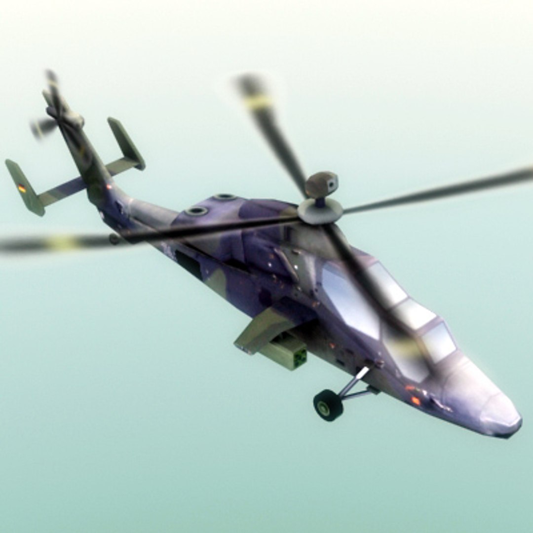 3dsmax Pah-2 Tiger Attack Helicopter