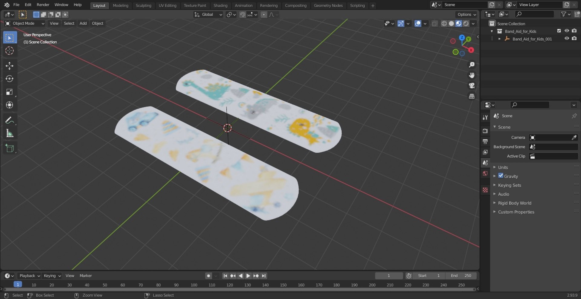 Band Aid for Kids 3D model - TurboSquid 1935088