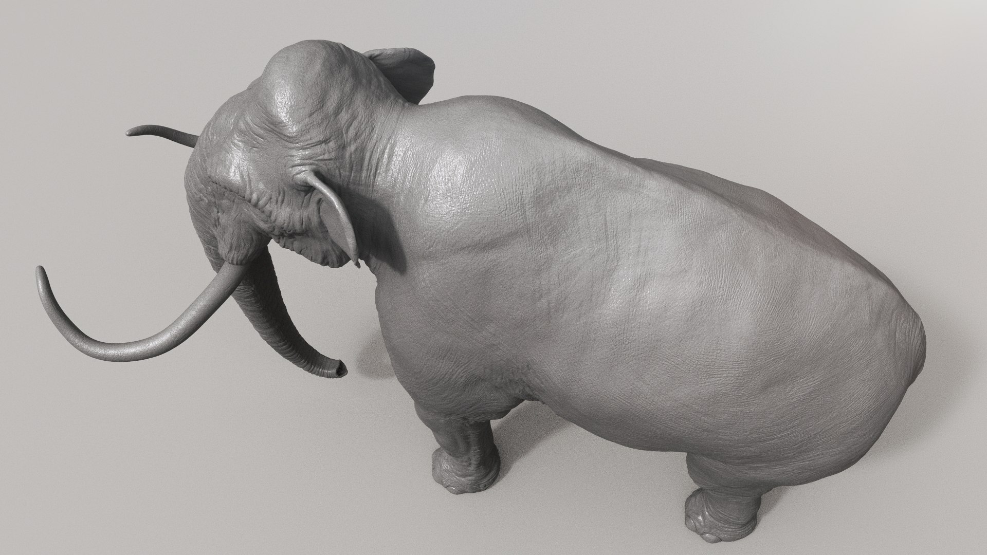 mammoth tusks 3d obj