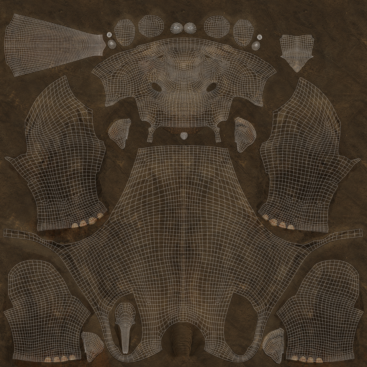 mammoth tusks 3d obj