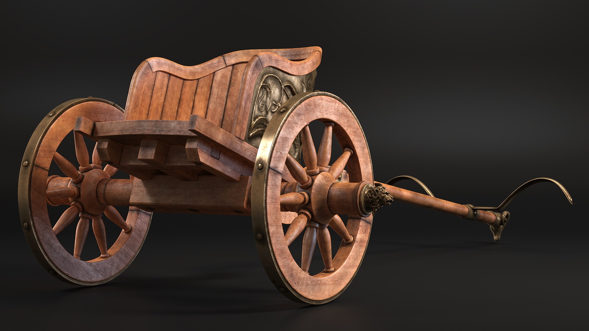 3D model Roman Chariot - TurboSquid 2031229