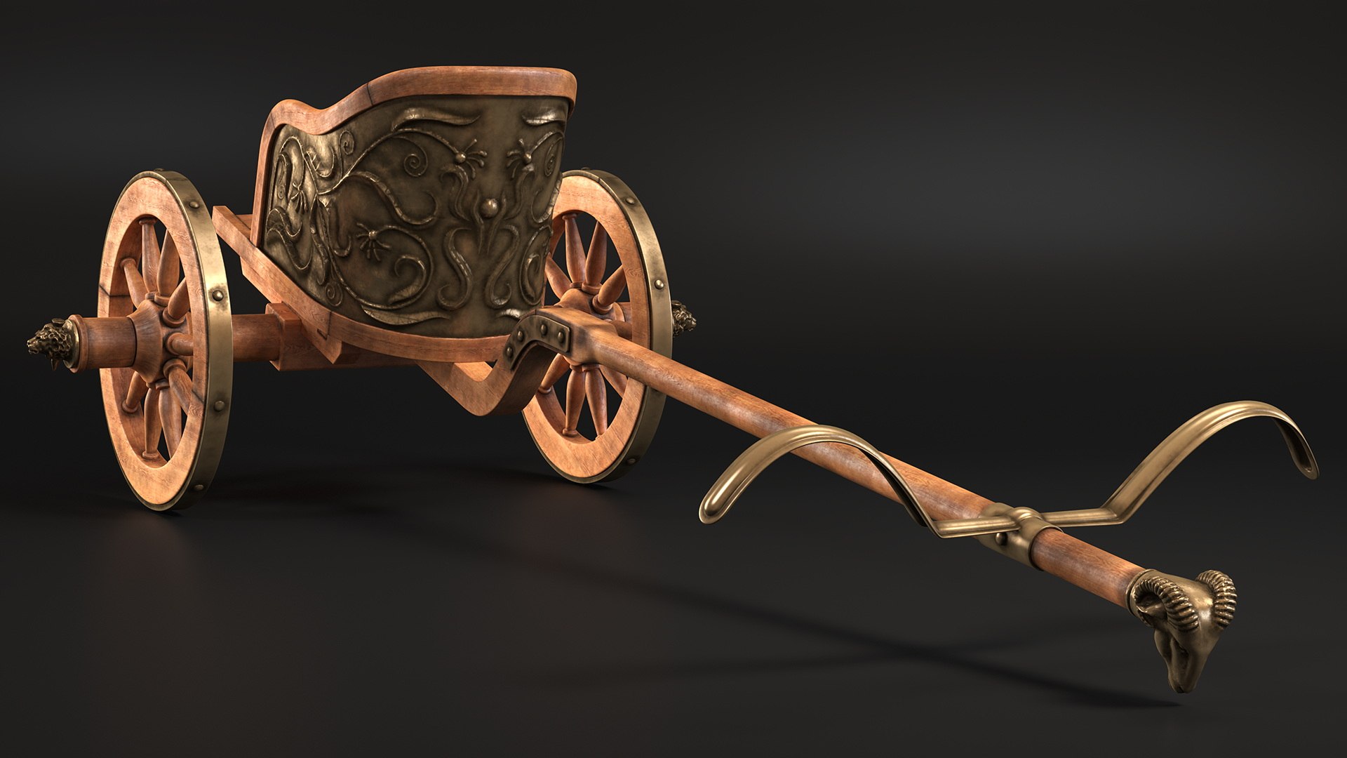 3D model Roman Chariot - TurboSquid 2031229