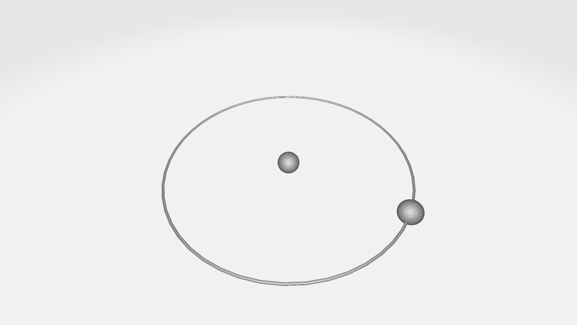 Hydrogen Bohr Atomic Structure 3D Model - TurboSquid 2347036